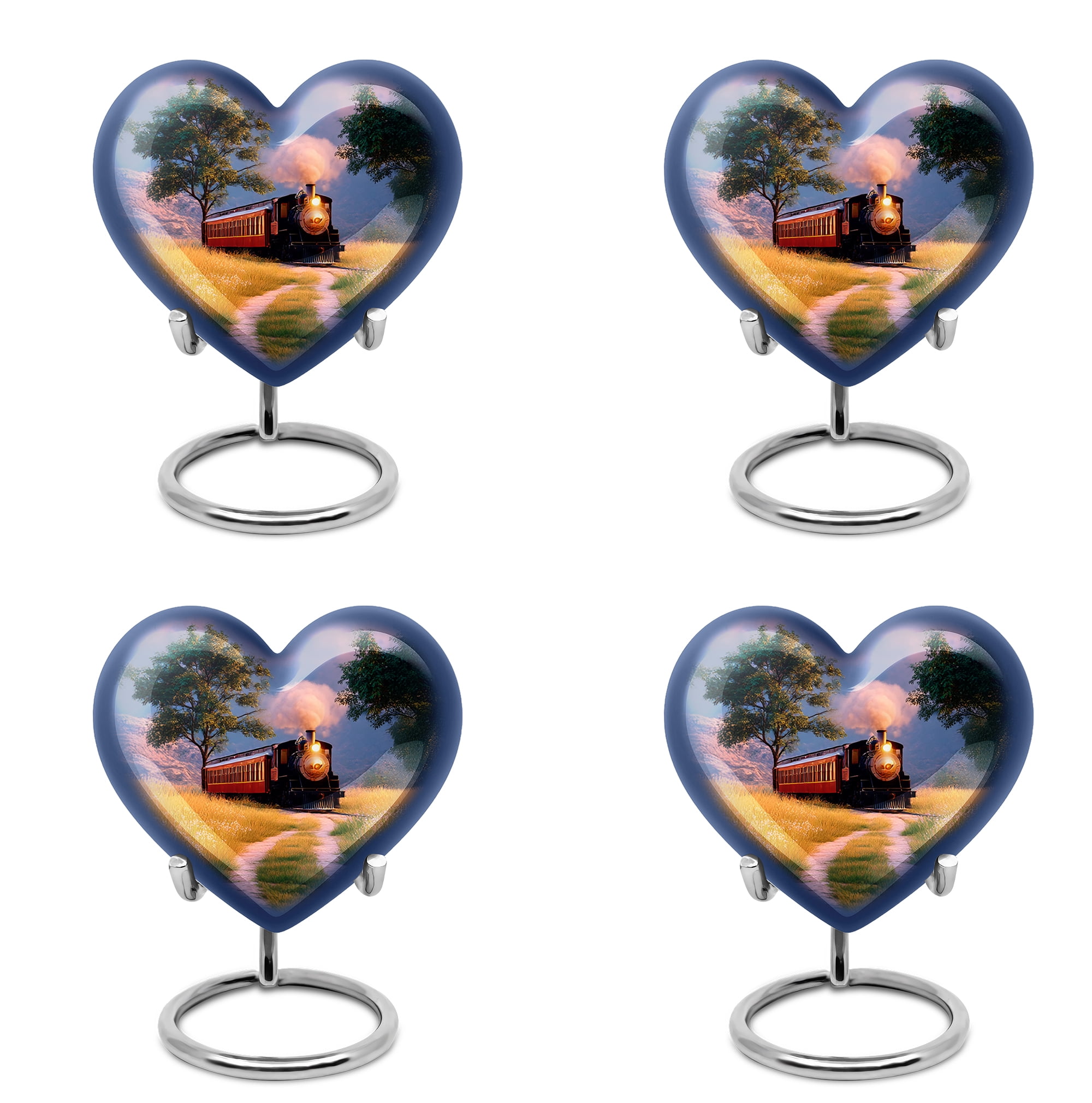 Yatskia Train Mini Memorial Keepsake Urns for Human Ashes Adult Brother ...