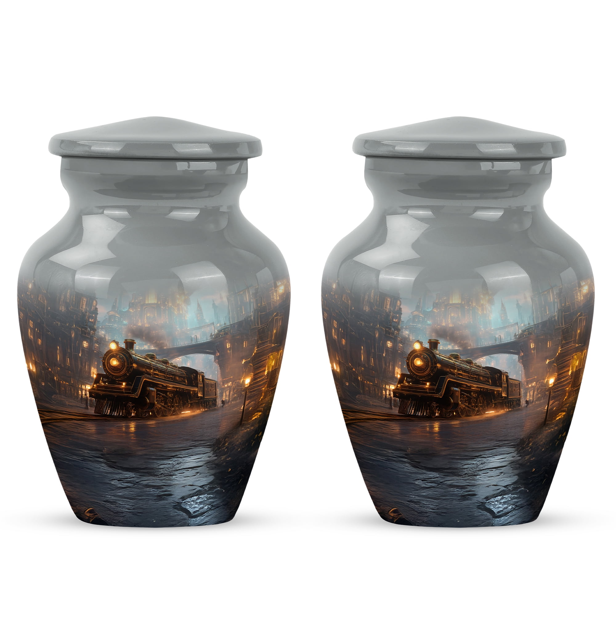 Yatskia Train Small Urns for Human Ashes Keepsake Adult Male and Female ...