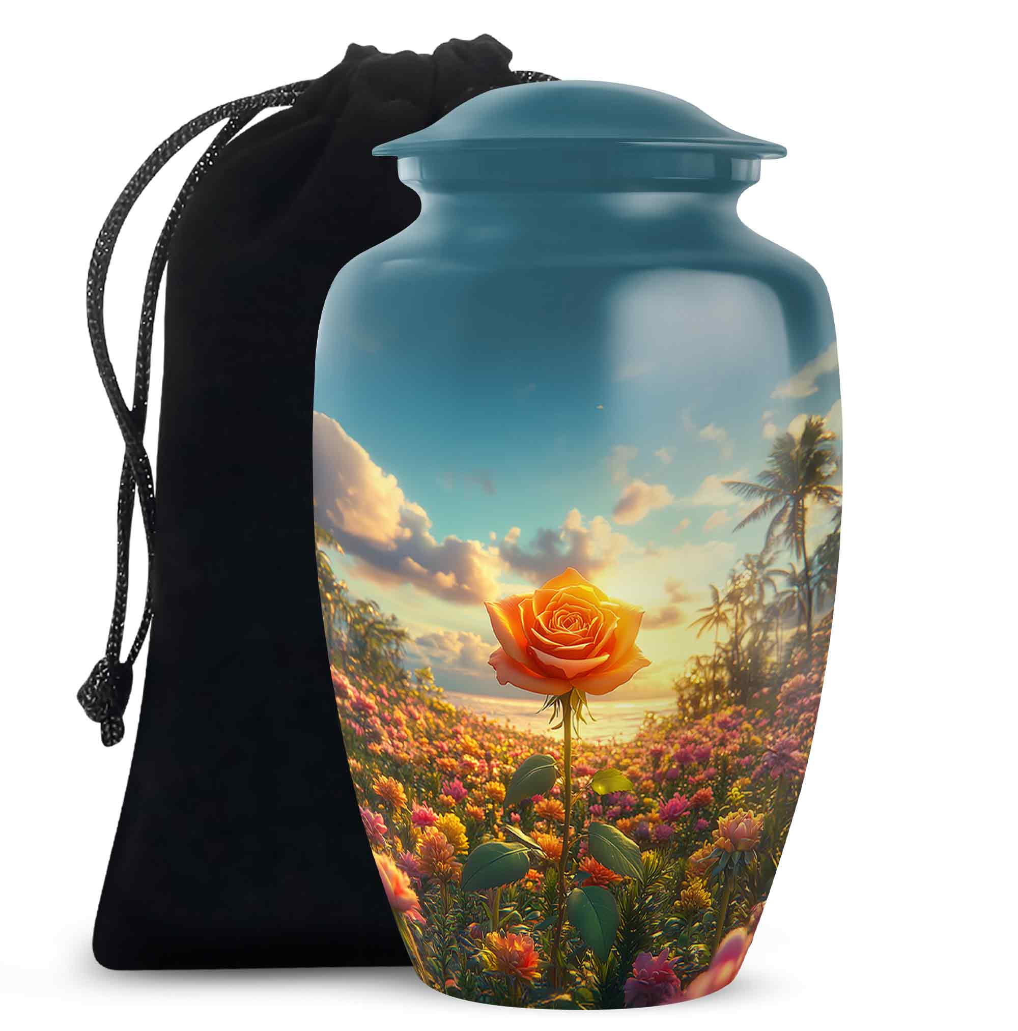 Yatskia Yellow Rose Urns for Human Ashes Adult Mom and Dad, Cremation ...