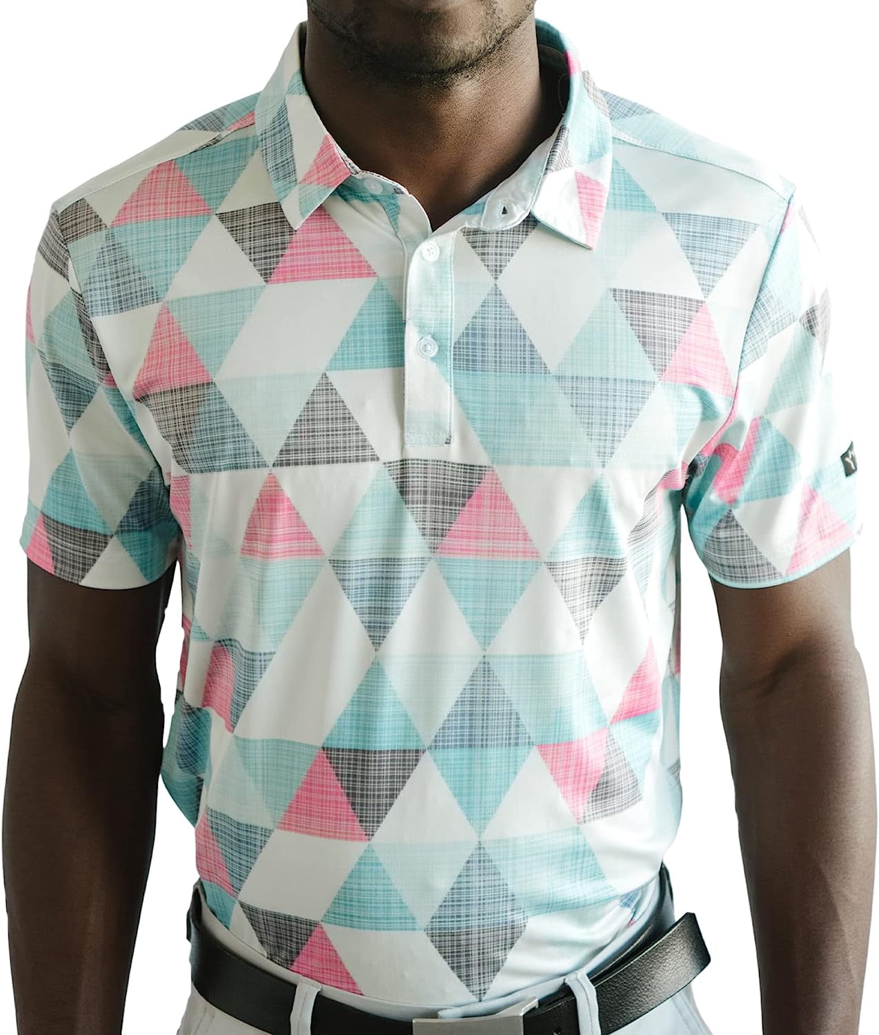 Yatta Golf Mens Standout Performance Short Sleeve Golf Polo Shirt ...