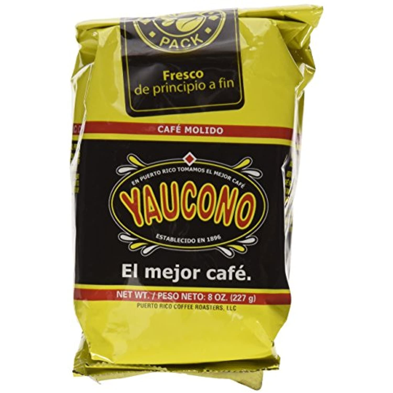 Yaucono Ground Coffee Bagged, 8 Ounce (Pack of 1) - Walmart.com
