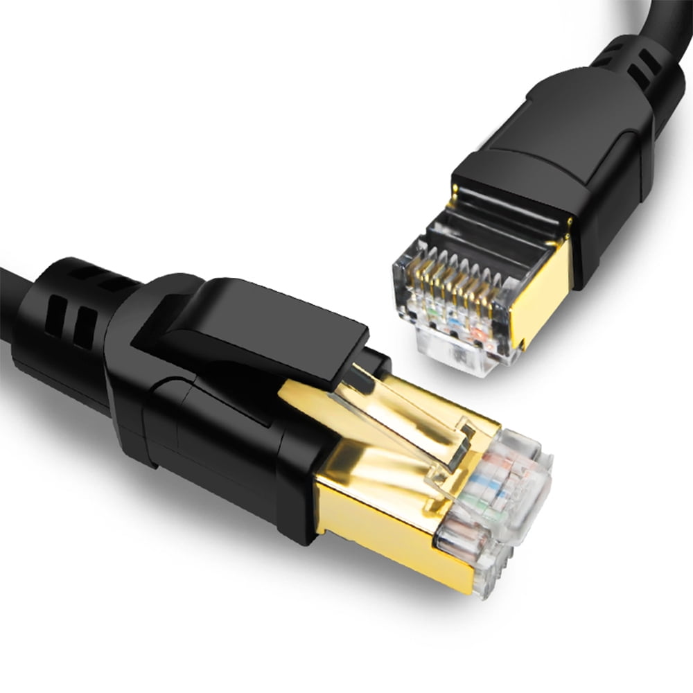 Yauhody CAT8 Ethernet Cable 30FT, High Speed 40Gbps 2000MHz 26AWG ...