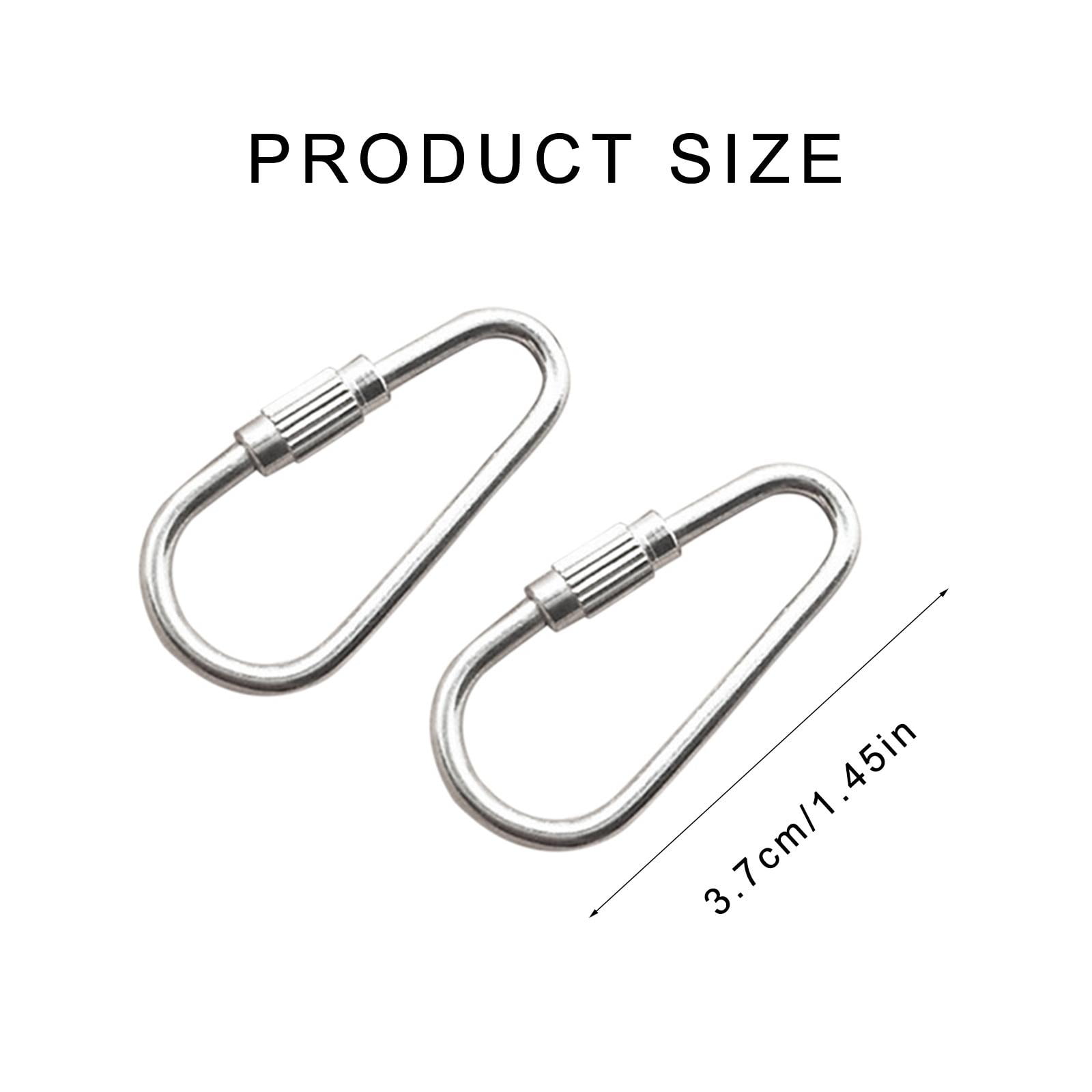Yauxim Toy Hook 10Pieces Bird Toy Hooks Stainless Steel Parrots Toy ...