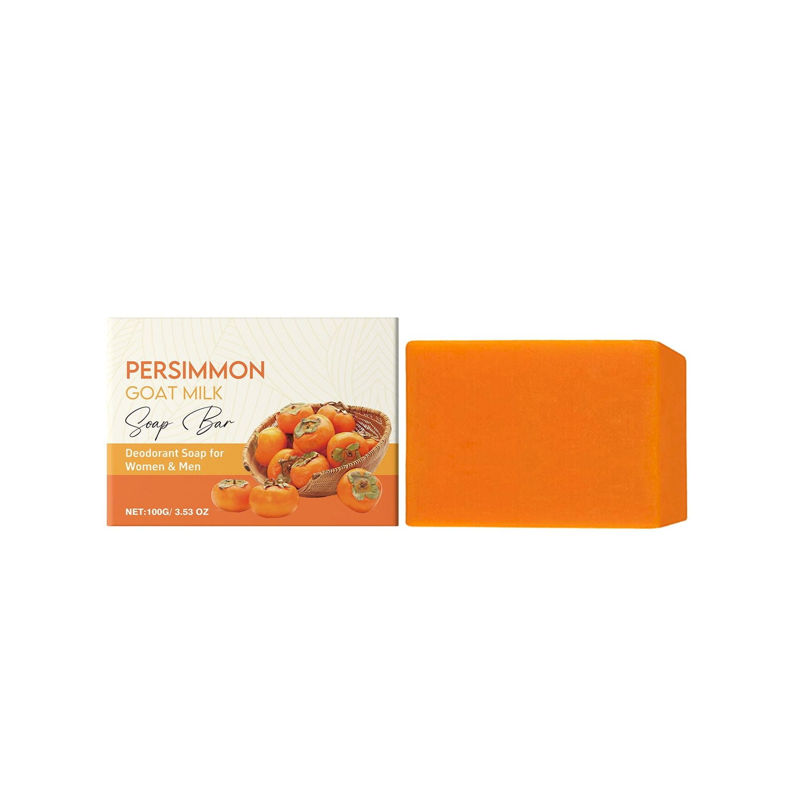 Yauxtp Under $5 Persimmon Soap Bar for Body Odor Control – Purifying ...