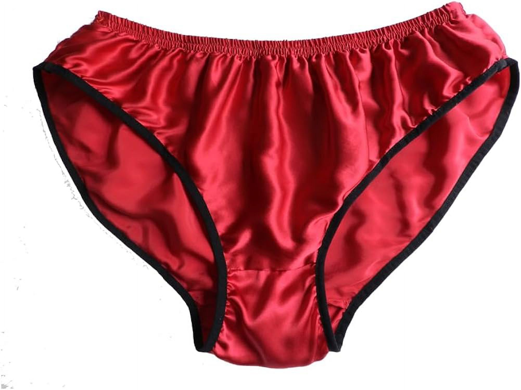 Yavorrs Men Silk Briefs Pure Underwear - Walmart.com