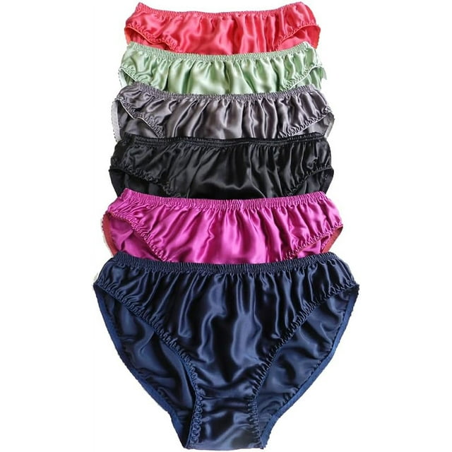 Yavorrs New 6PCS Men's 100% Silk Underwear Briefs Bikinis - Walmart.com