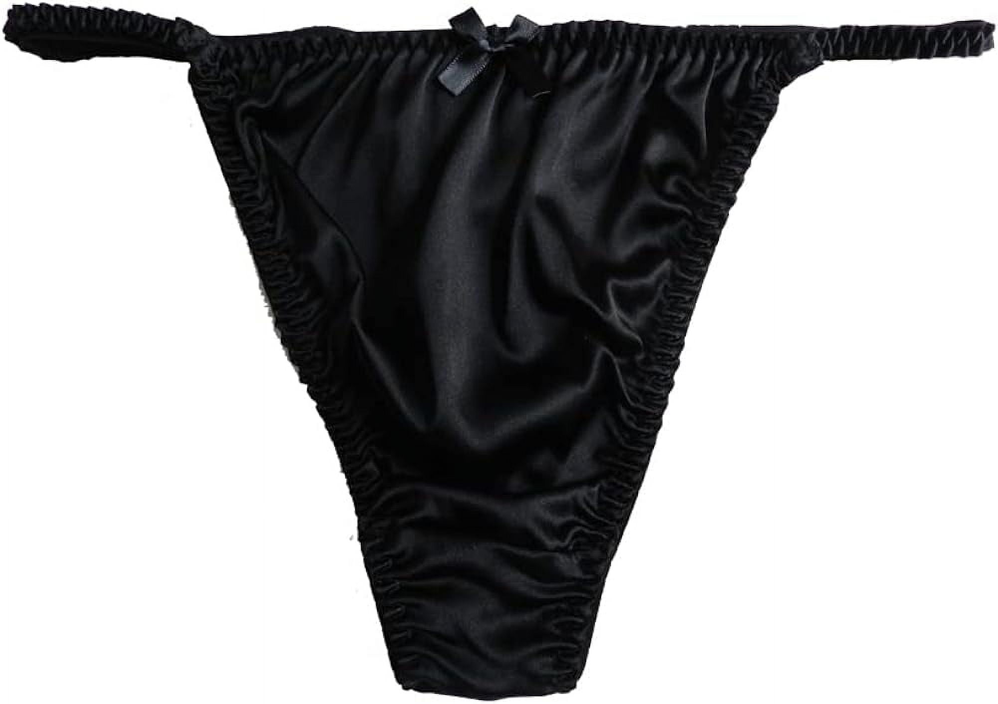 Yavorrs Womens Silk G String Thong Panties Underwear - Walmart.com