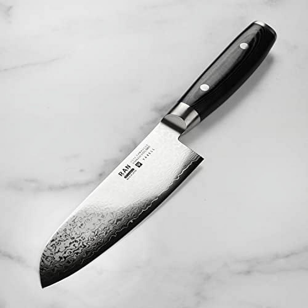 Yaxell Ran Plus 6.5" Santoku Knife - Made in Japan - 69 Layers VG10 Damascus - Walmart.com