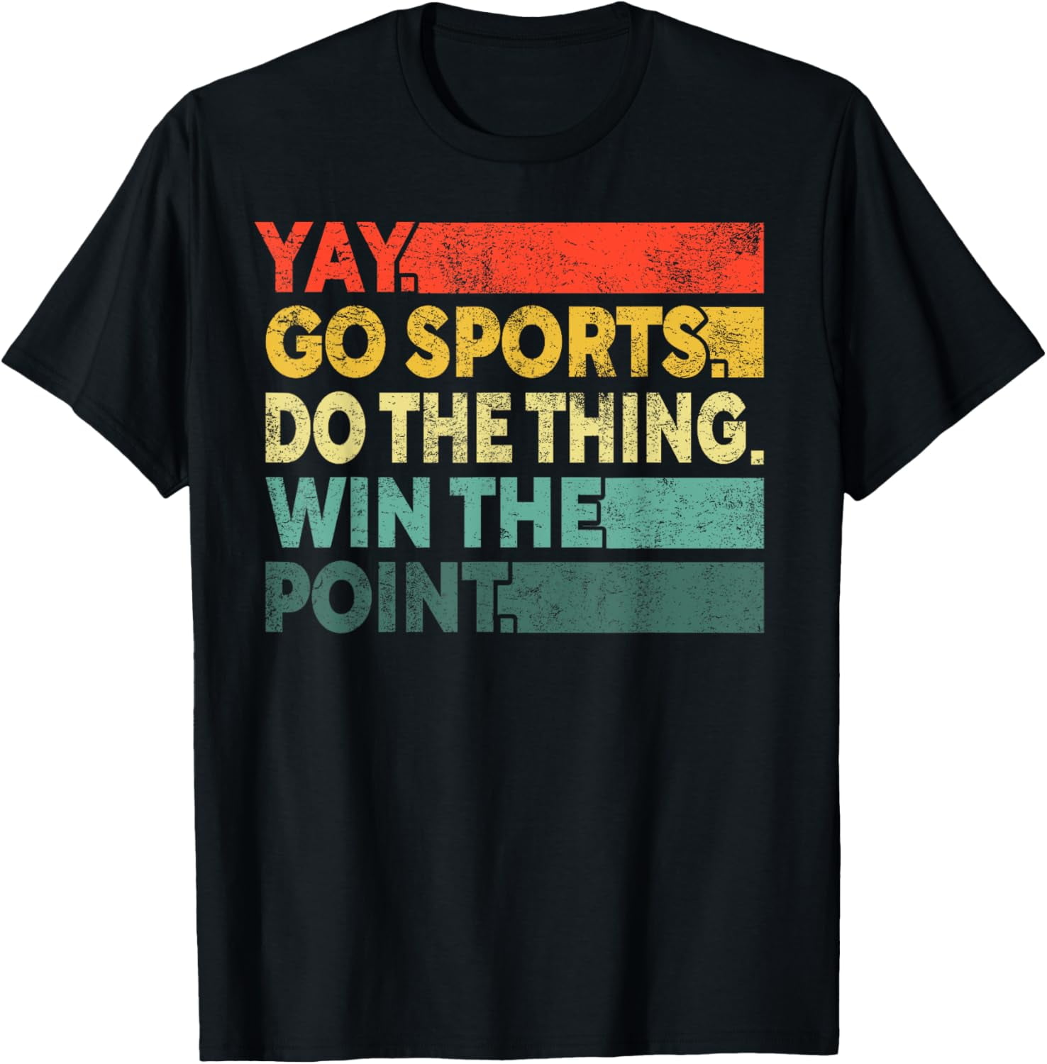Yay Go Sports! Funny Sport Fan Men Women Kids T-Shirt - Walmart.com