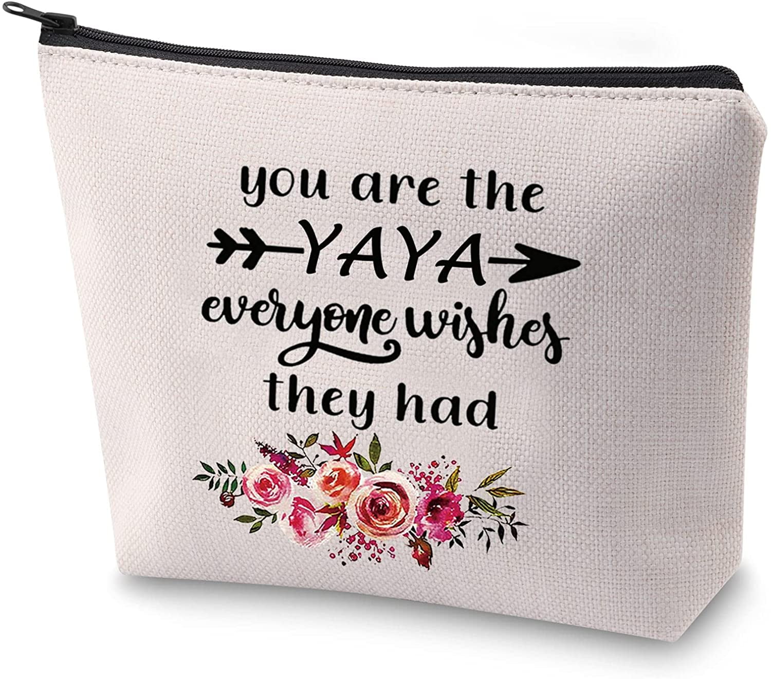 Yaya Makeup Bag Grandma Gift from Grandchildren Best Yaya Ever Gift ...