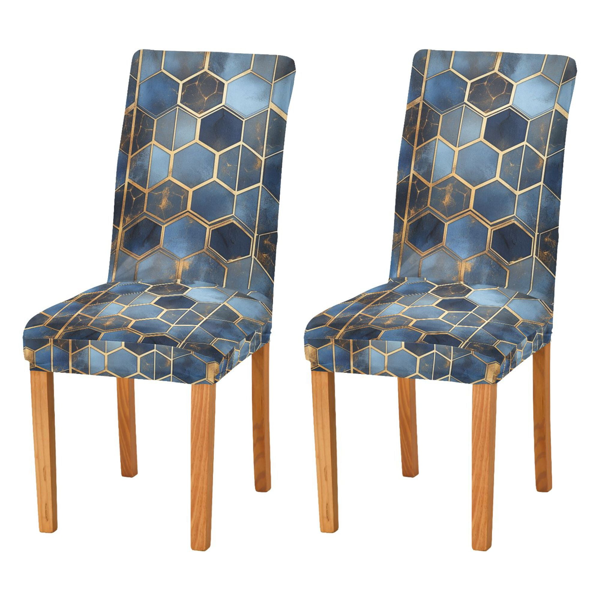 Yayeee 2 Pack Dining Chair Covers Stretch Parson Chairs Slipcovers Seat ...
