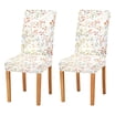 Yayeee 4 Pack Dining Chair Covers Stretch Parson Chairs Slipcovers Seat ...
