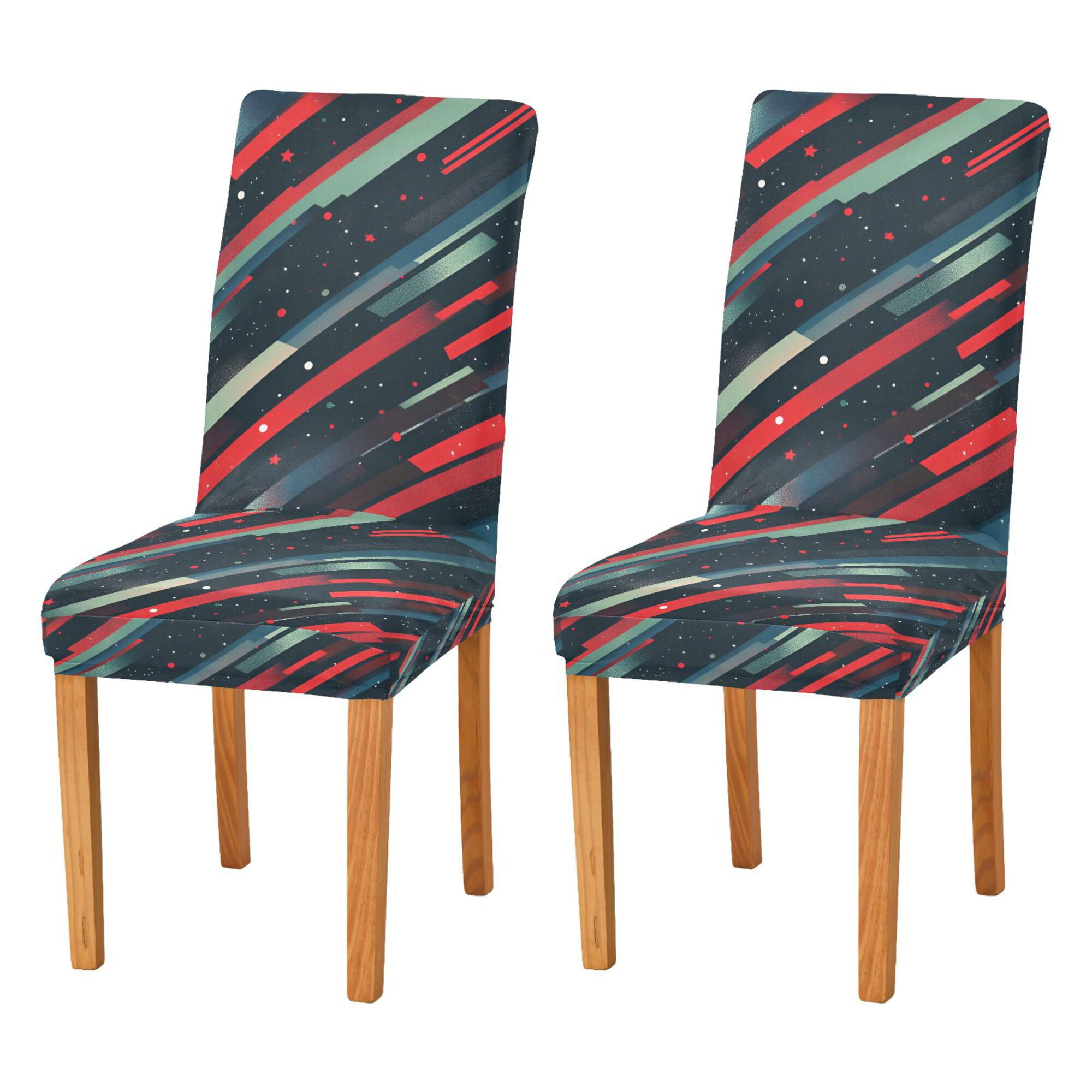 Yayeee 2 Pack Dining Chair Covers Stretch Parson Chairs Slipcovers Seat ...