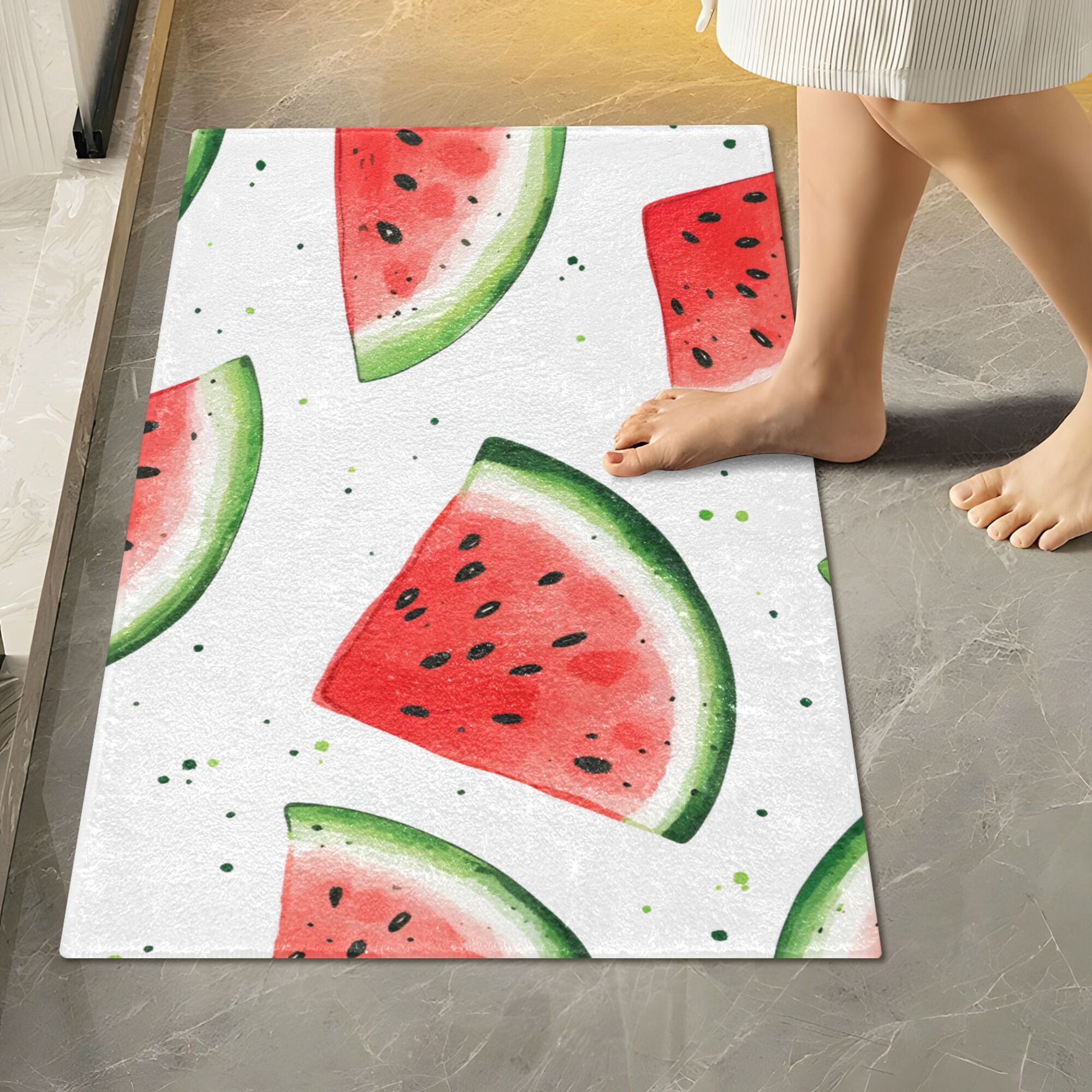 Yayeee Bath Rug for Bathroom Floor Non Slip Rectangle Fluffy Soft ...