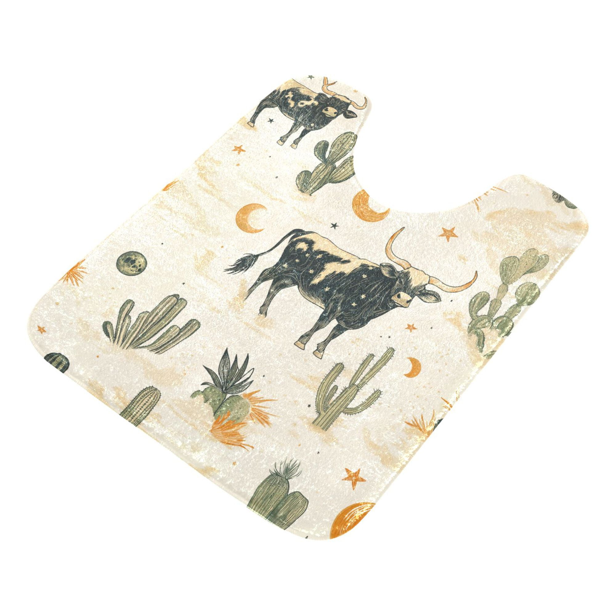 Yayeee Bath Rugs for Bathroom Floor Non Slip Non Skid Contour Soft ...