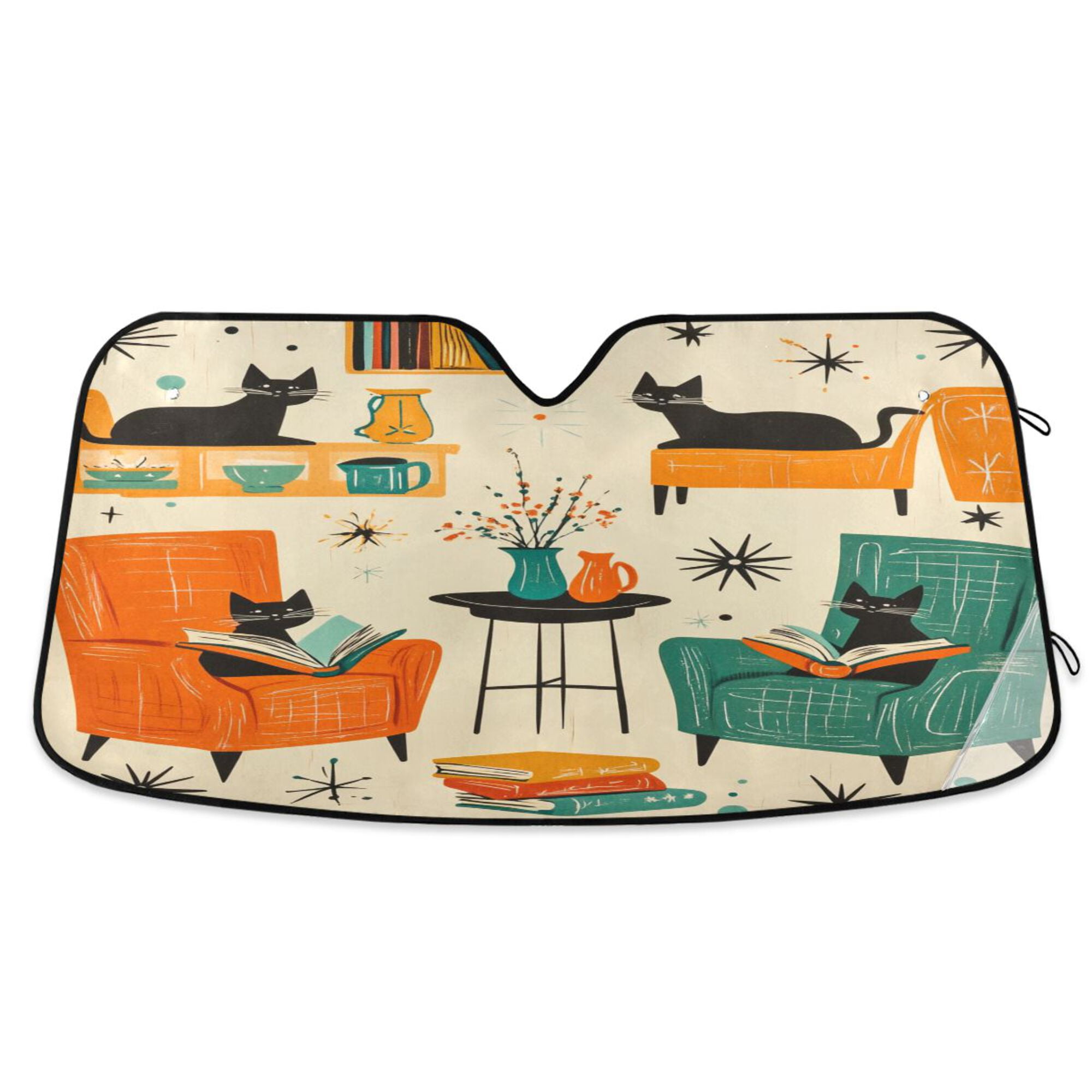 Yayeee Car Windshield Sun Shade Universal Fit Front Visor Protector ...