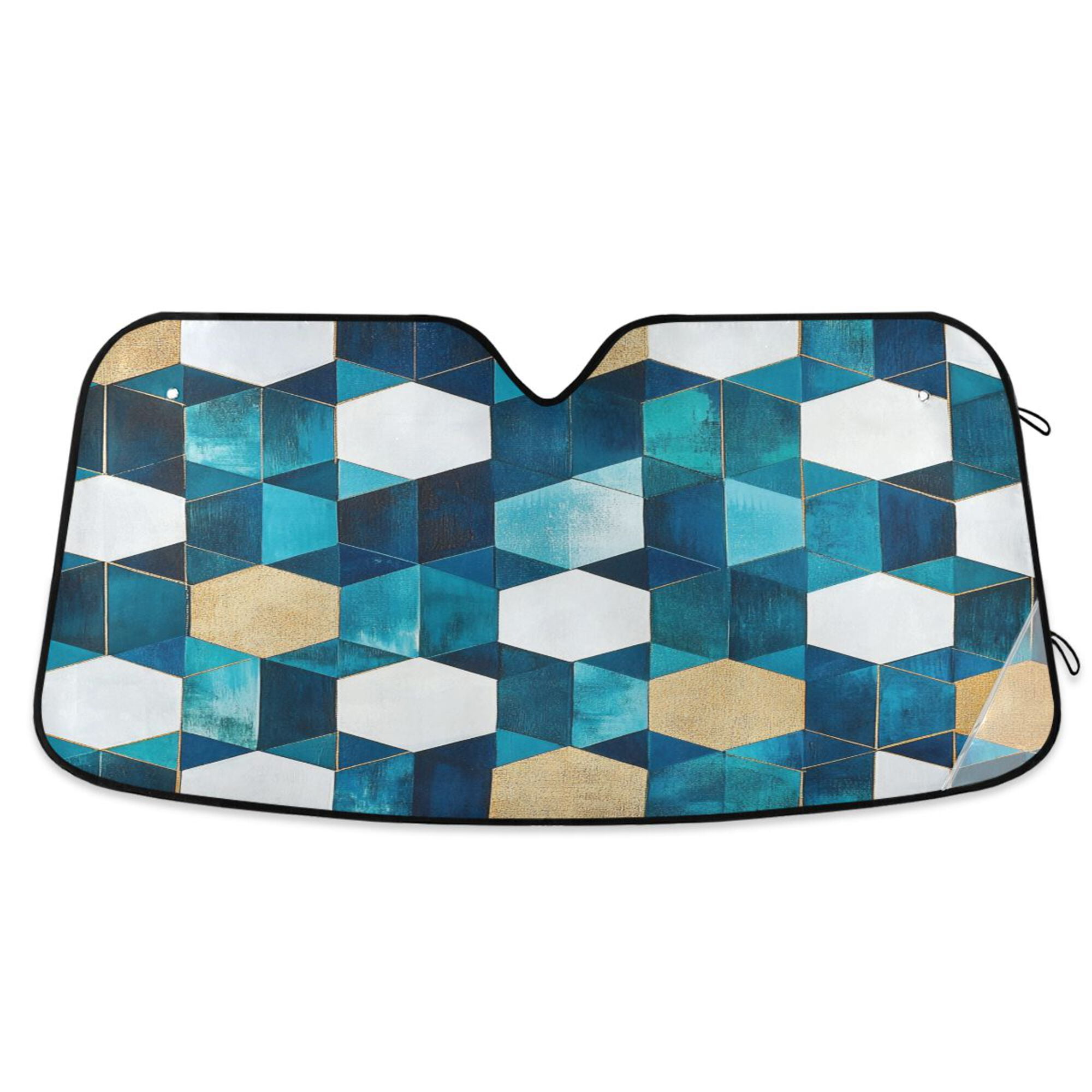 Yayeee Car Windshield Sun Shade Universal Fit Front Visor Protector ...