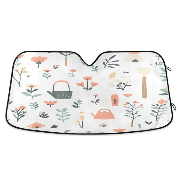 Yayeee Car Windshield Sun Shade Universal Fit Front Visor Protector ...