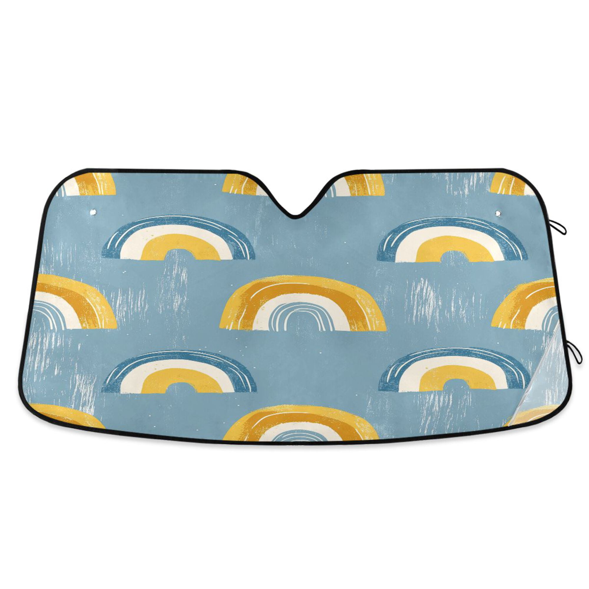 Yayeee Car Windshield Sun Shade Universal Fit Front Visor Protector ...