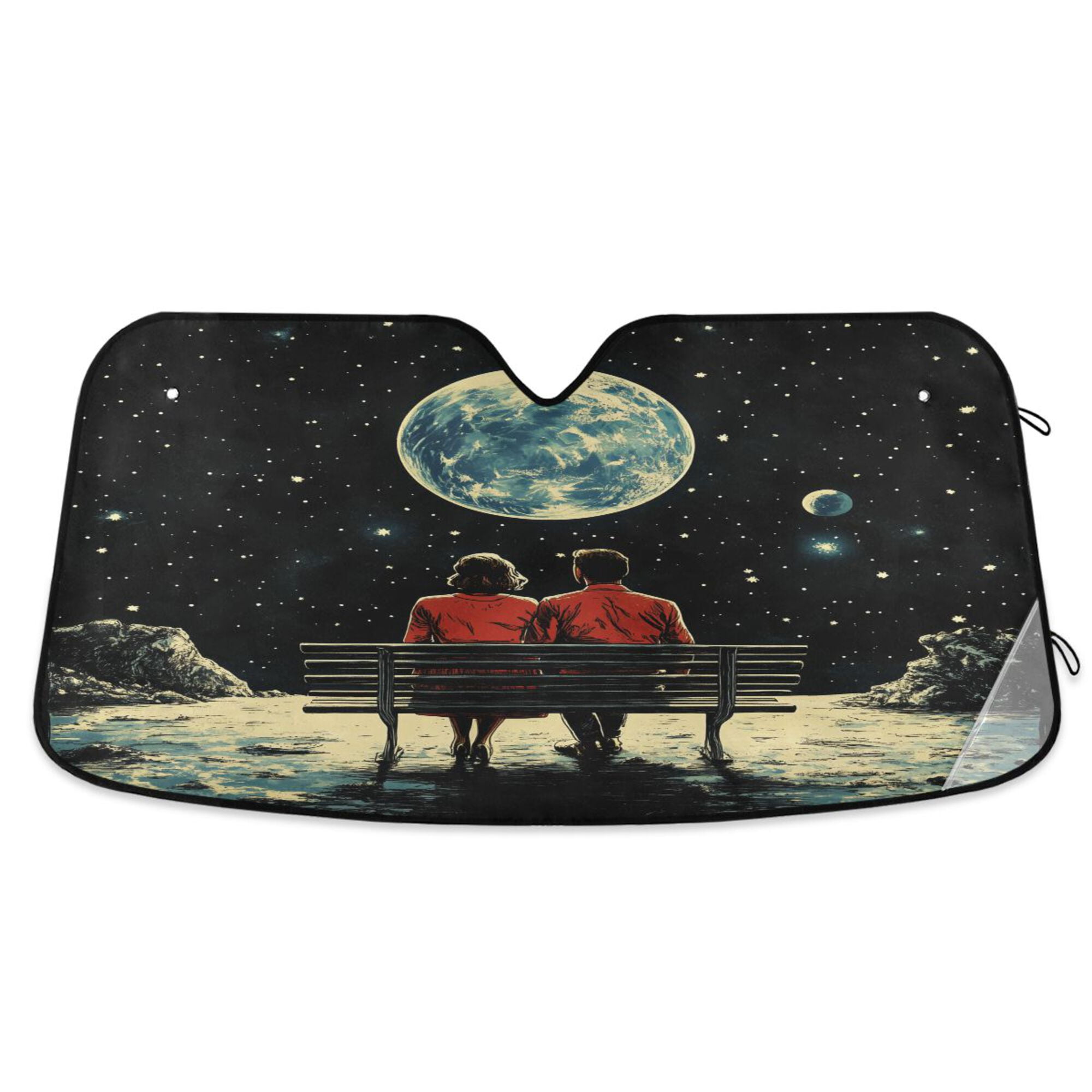 Yayeee Car Windshield Sun Shade Universal Fit Front Visor Protector ...