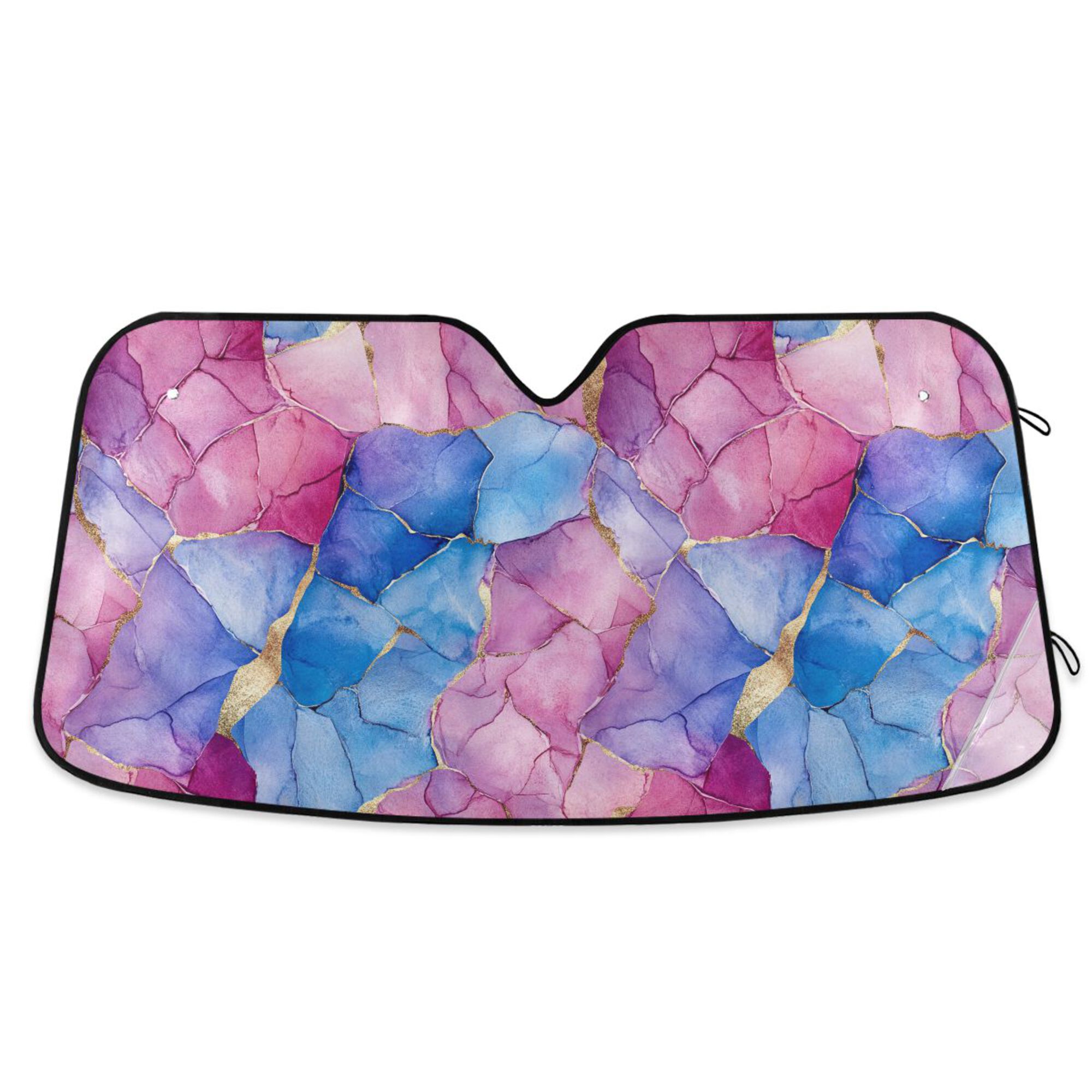 Yayeee Car Windshield Sun Shade Universal Fit Front Visor Protector ...