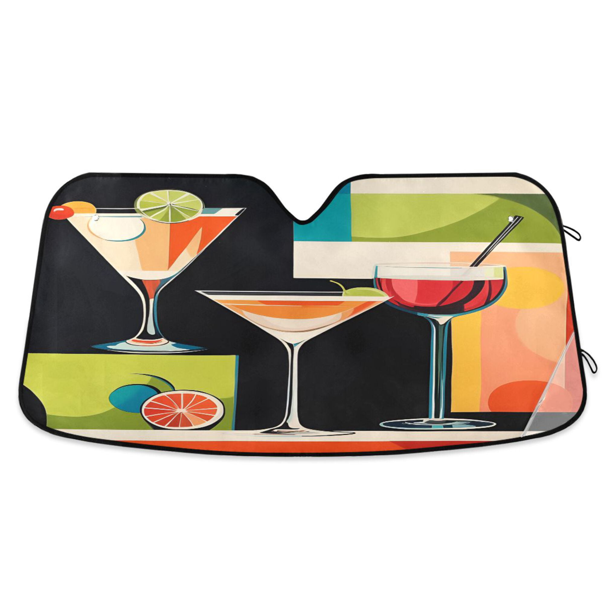 Yayeee Car Windshield Sun Shade Universal Fit Front Visor Protector ...