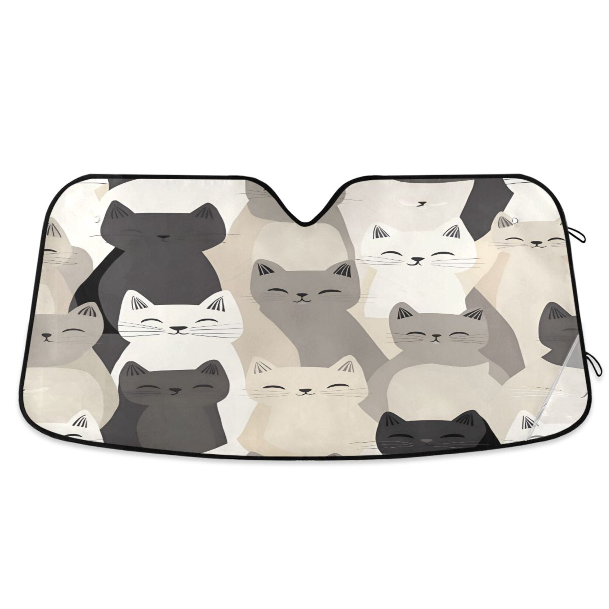 Yayeee Car Windshield Sun Shade Universal Fit Front Visor Protector ...