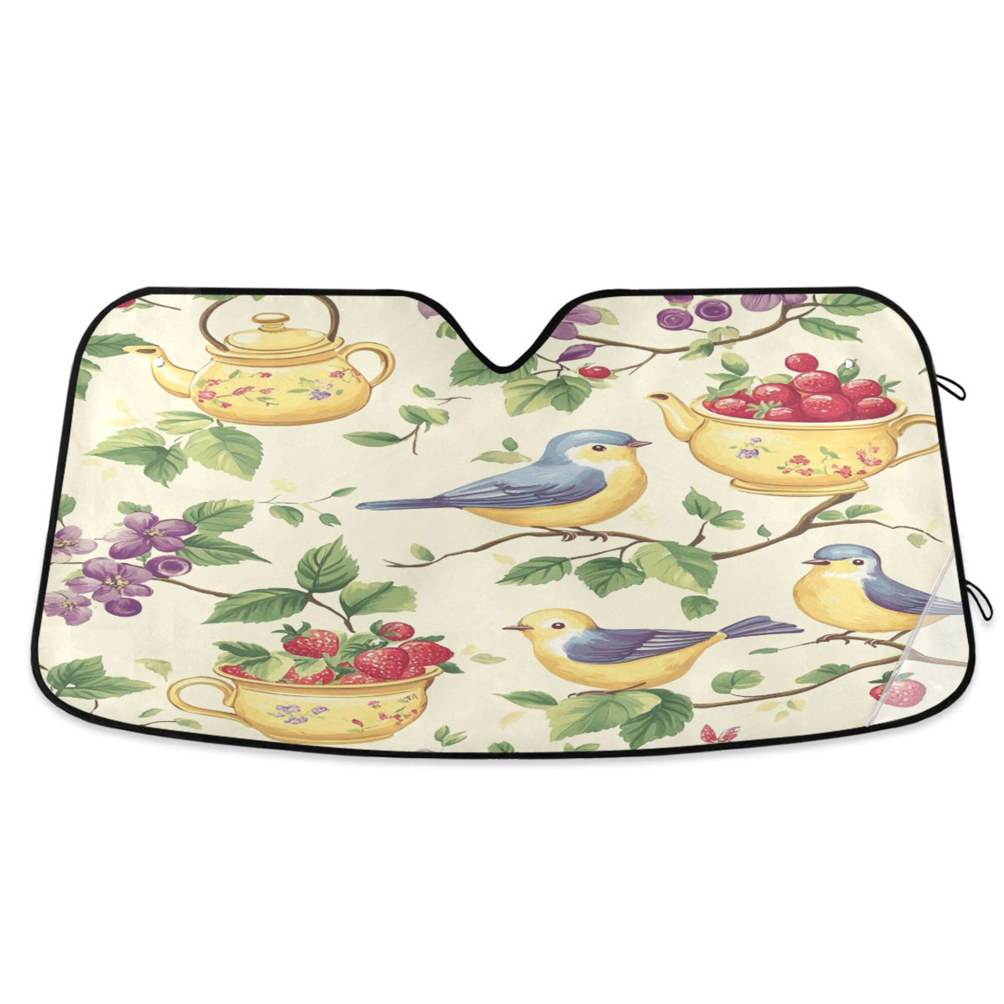 Yayeee Car Windshield Sun Shade Universal Fit Front Visor Protector ...