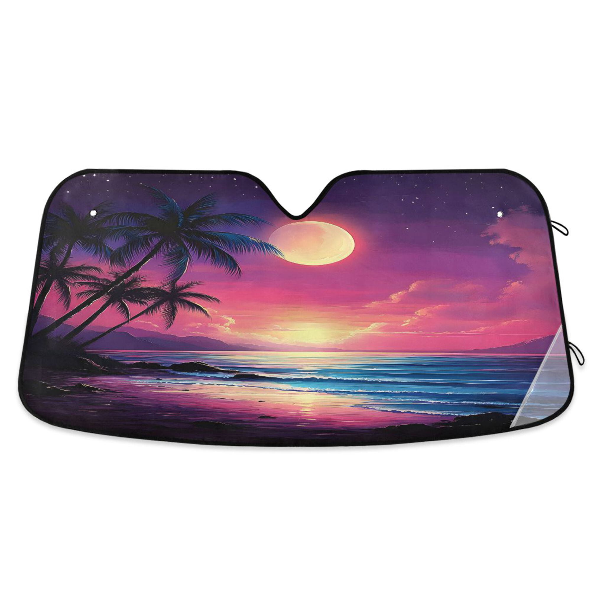 Yayeee Car Windshield Sun Shade Universal Fit Front Visor Protector ...