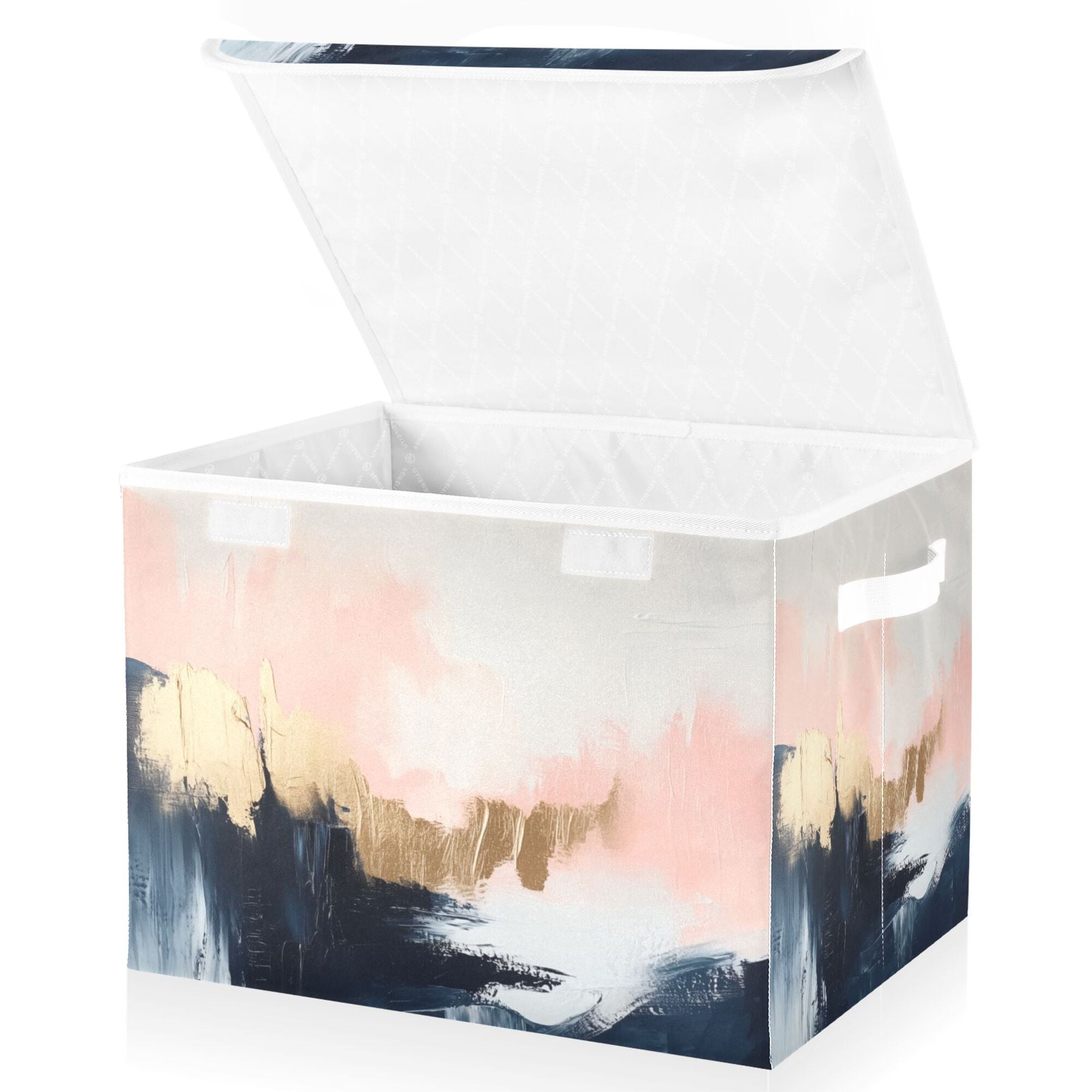 Yayeee Collapsible Cube Storage Bin with Lid Fabric Closet Decorative ...
