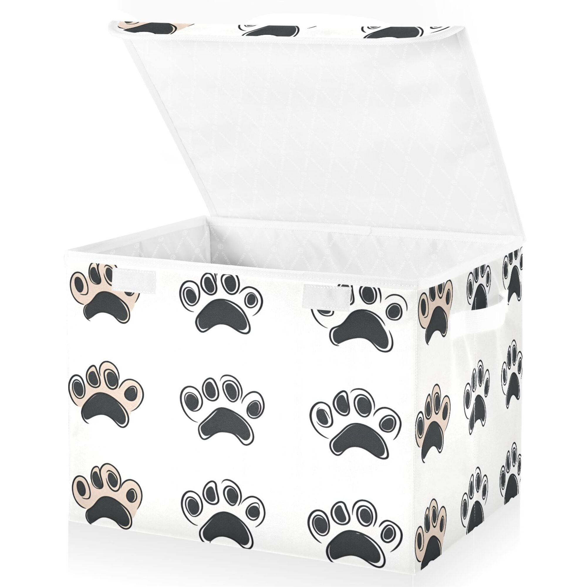 Yayeee Collapsible Cube Storage Bin with Lid Fabric Closet Decorative ...