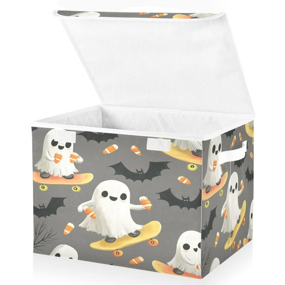 Yayeee Collapsible Cube Storage Bin with Lid Fabric Closet Decorative ...