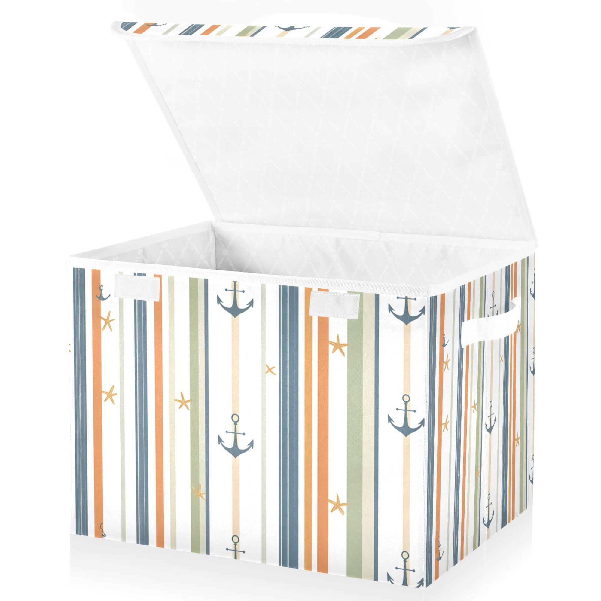 Yayeee Collapsible Cube Storage Bin with Lid Fabric Closet Decorative ...