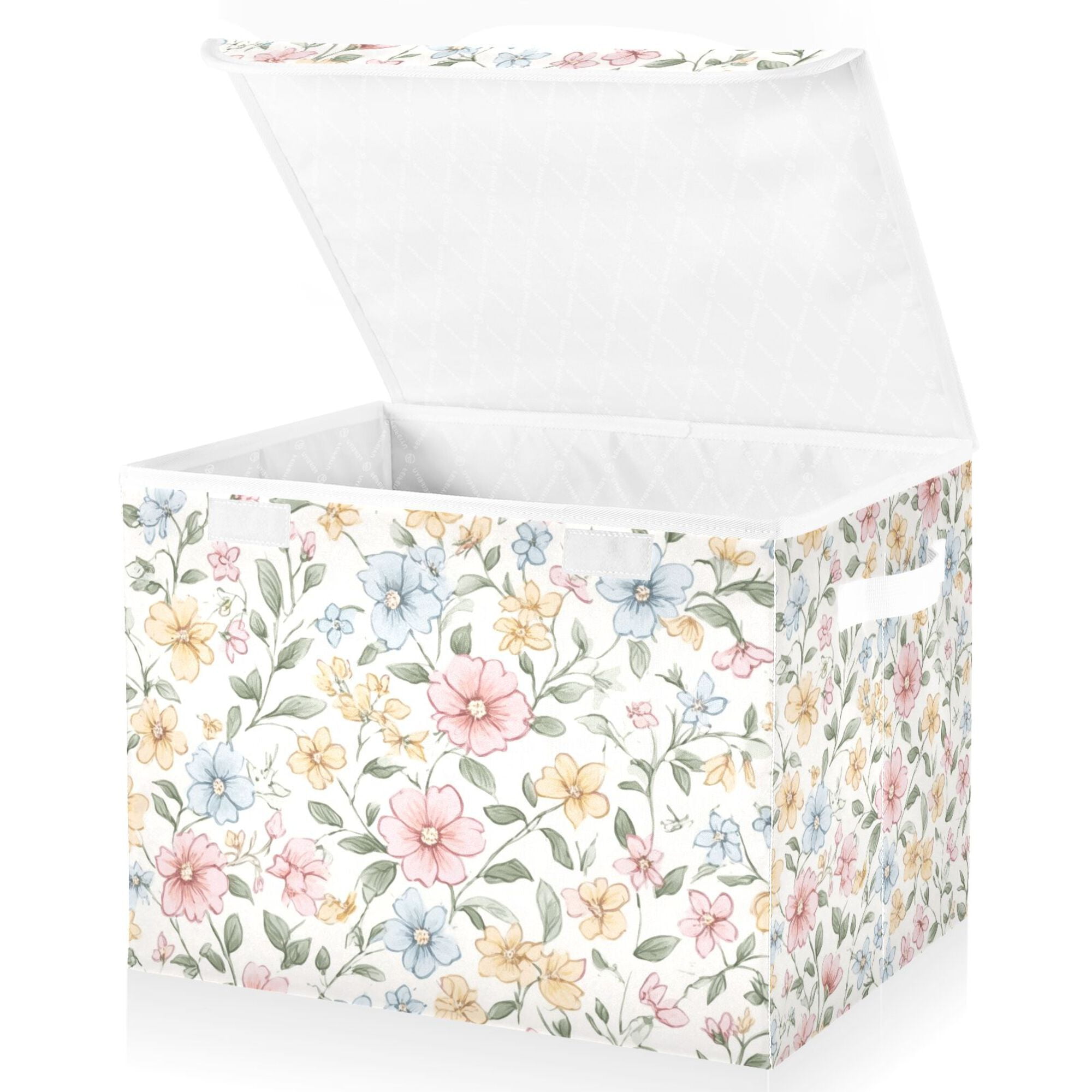 Yayeee Collapsible Cube Storage Bin with Lid Fabric Closet Decorative ...