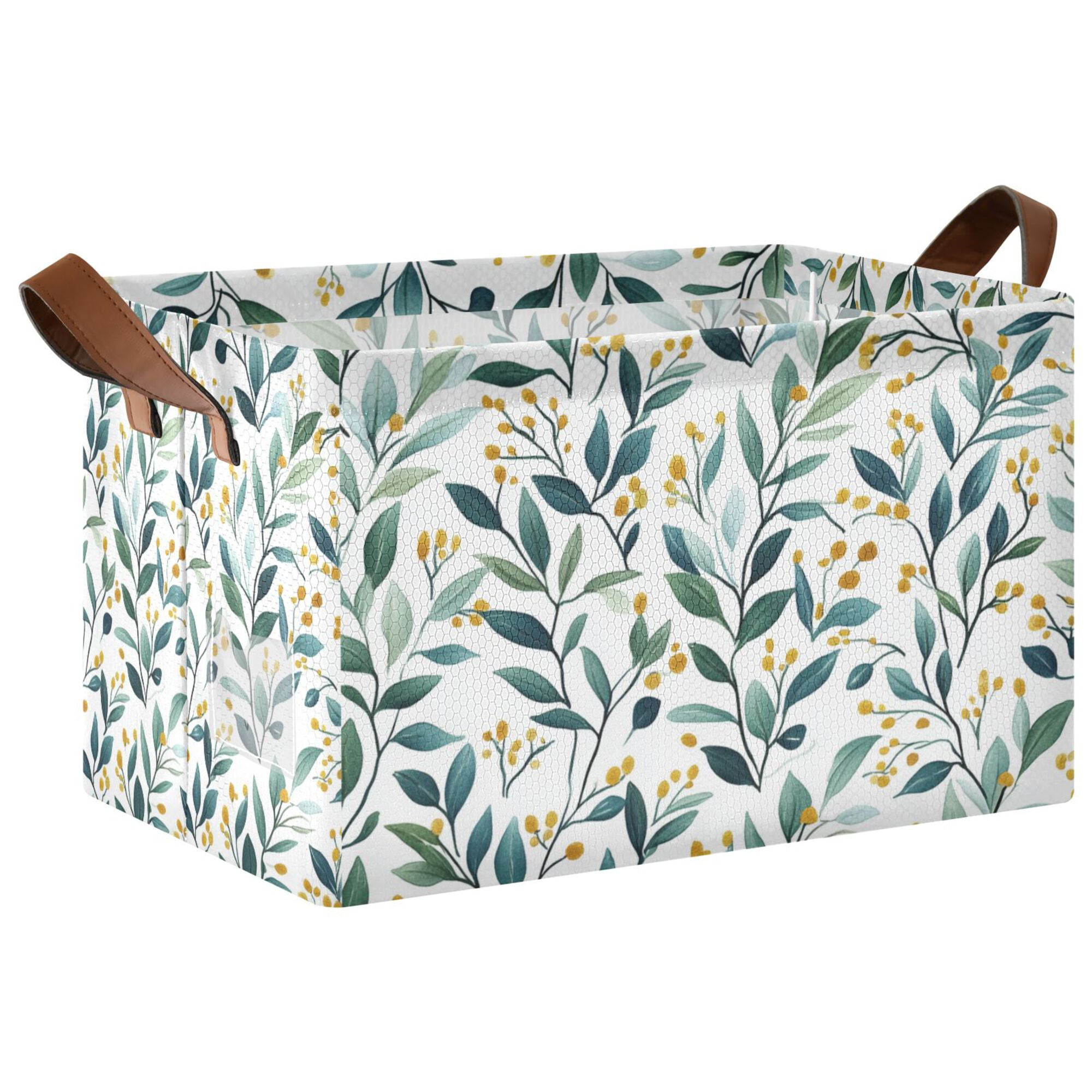 Yayeee Collapsible Storage Bins Cloth Waterproof Basket with Handles ...