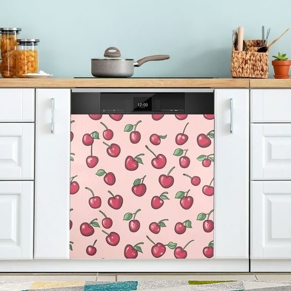 Yayeee Dishwasher Magnetic Cover Front Decoration Refrigerator Sheet ...