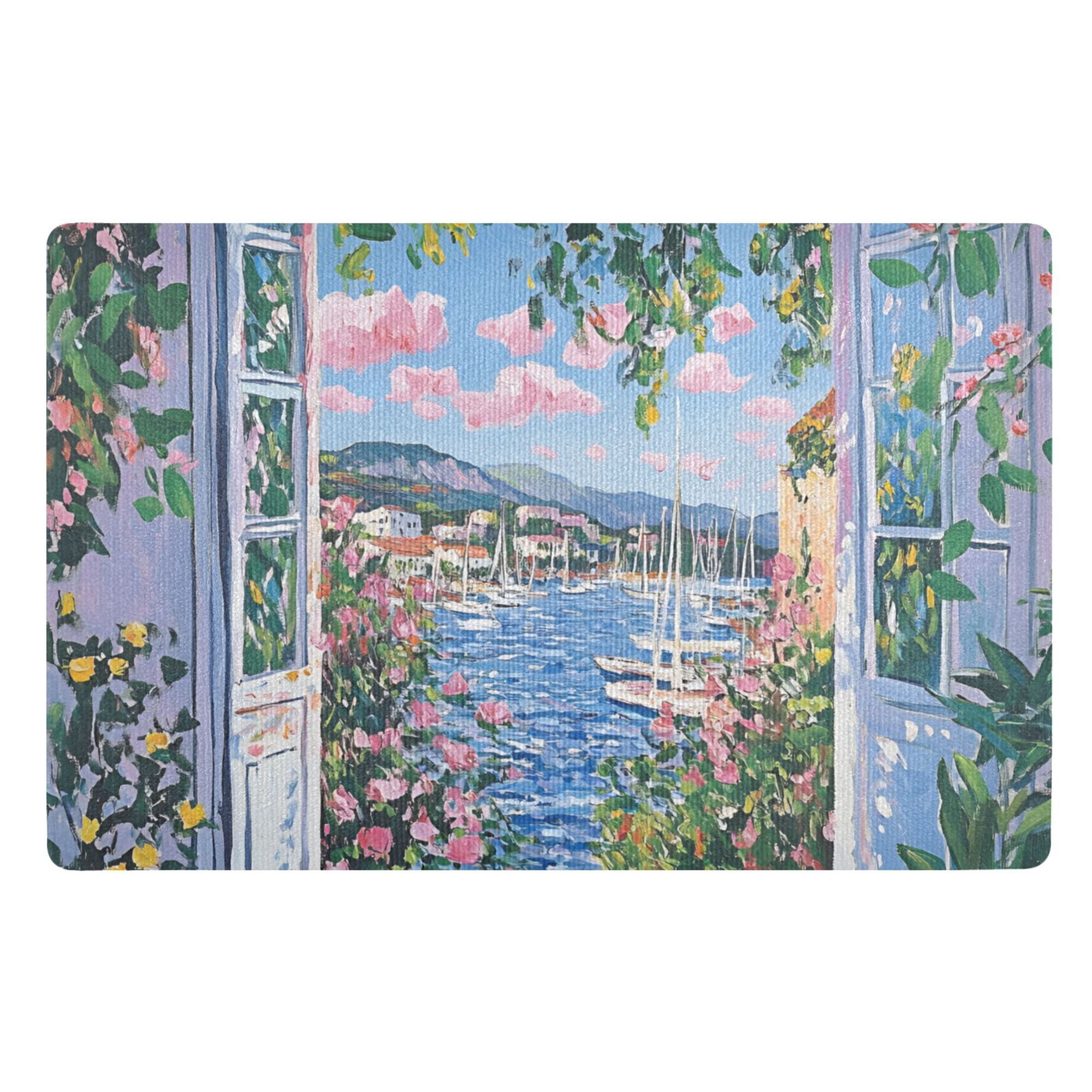 Yayeee Doormat for Indoor Entrance 32" x 20" Non Slippery Floor Rug ...