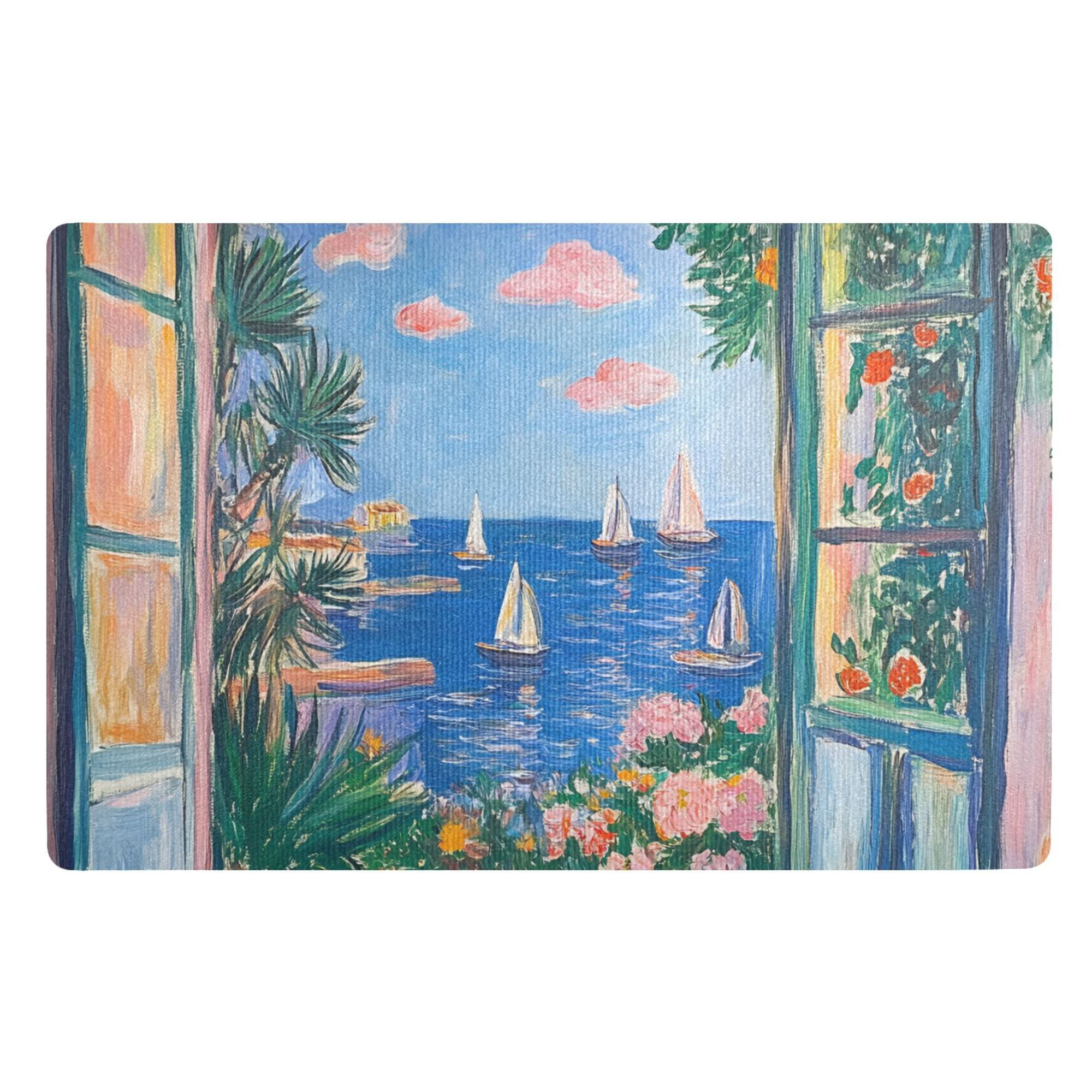 Yayeee Doormat for Indoor Entrance 32" x 20" Non Slippery Floor Rug ...