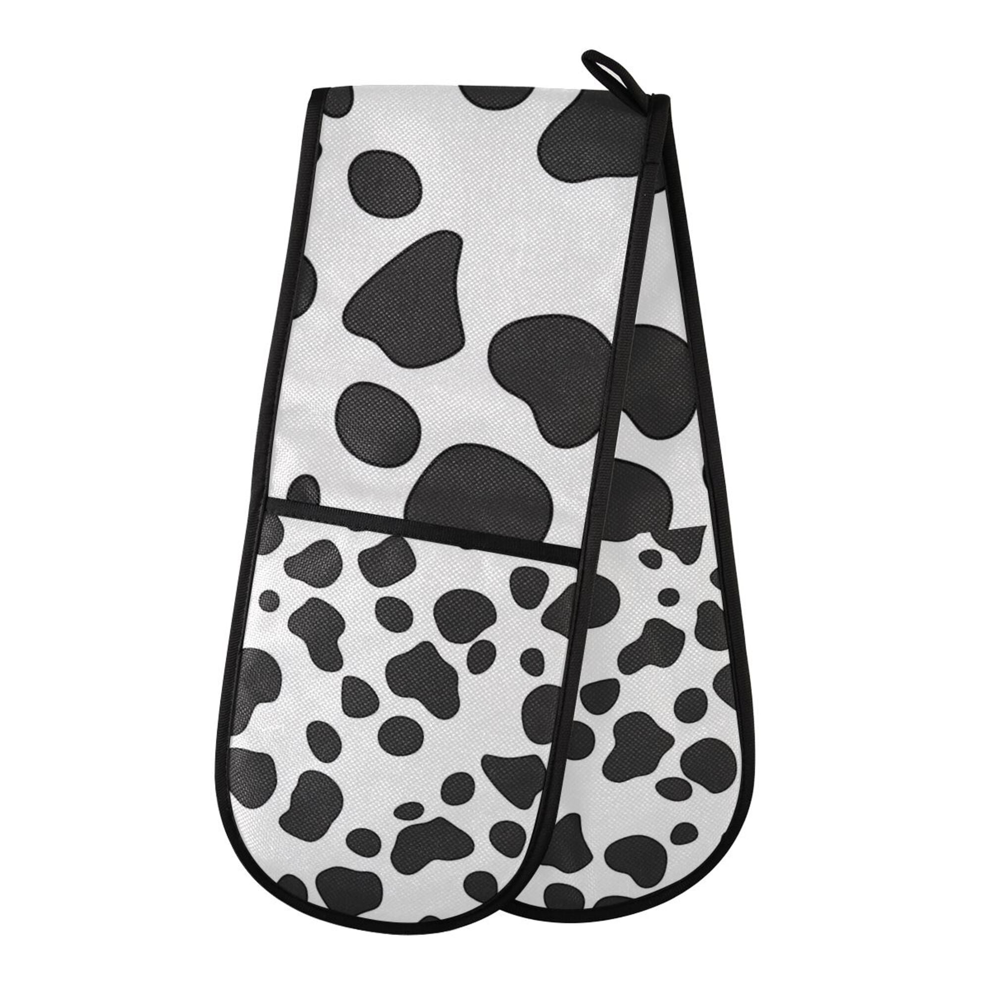 Yayeee Double Oven Mitt Kitchen Heat Resistant Baking 35" x7" Quilted ...