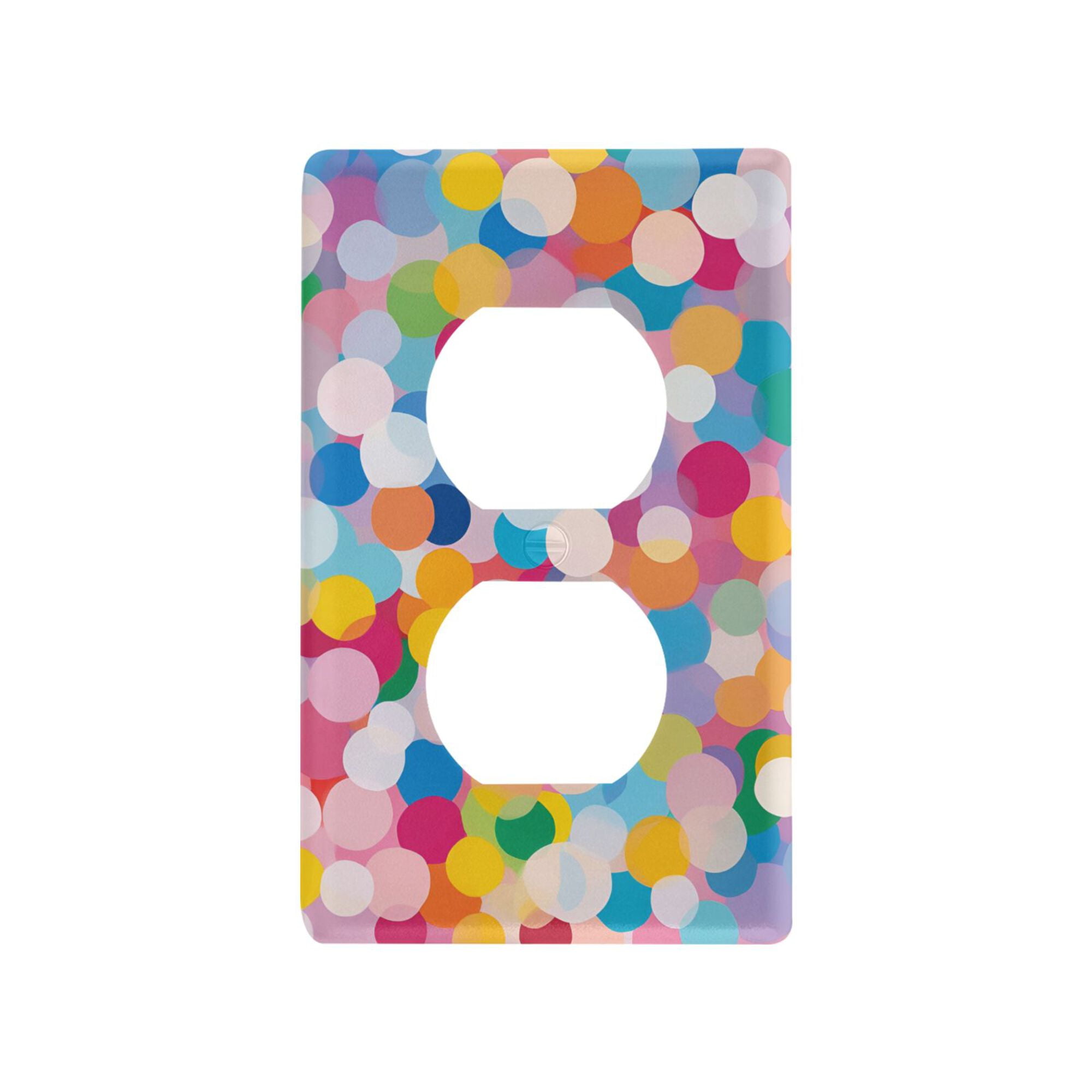 Yayeee Duplex Wall Plate 1-Gang 4.5"x2.7" Home Receptacle Light Switch ...