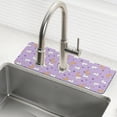 Yayeee Faucet Mat for Kitchen Sink 30" Diatomite Long Splash Guard Pad ...