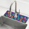 Yayeee Faucet Mat for Kitchen Sink 30" Diatomite Long Splash Guard Pad ...