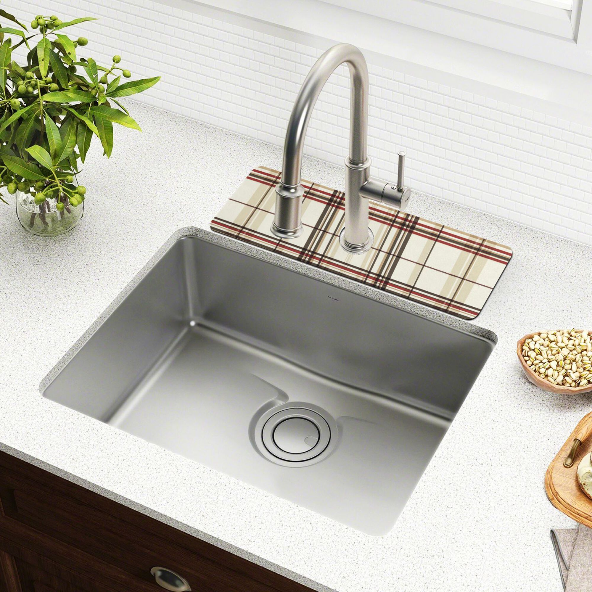 Yayeee Faucet Mat for Kitchen Sink 30" Diatomite Long Splash Guard Pad ...