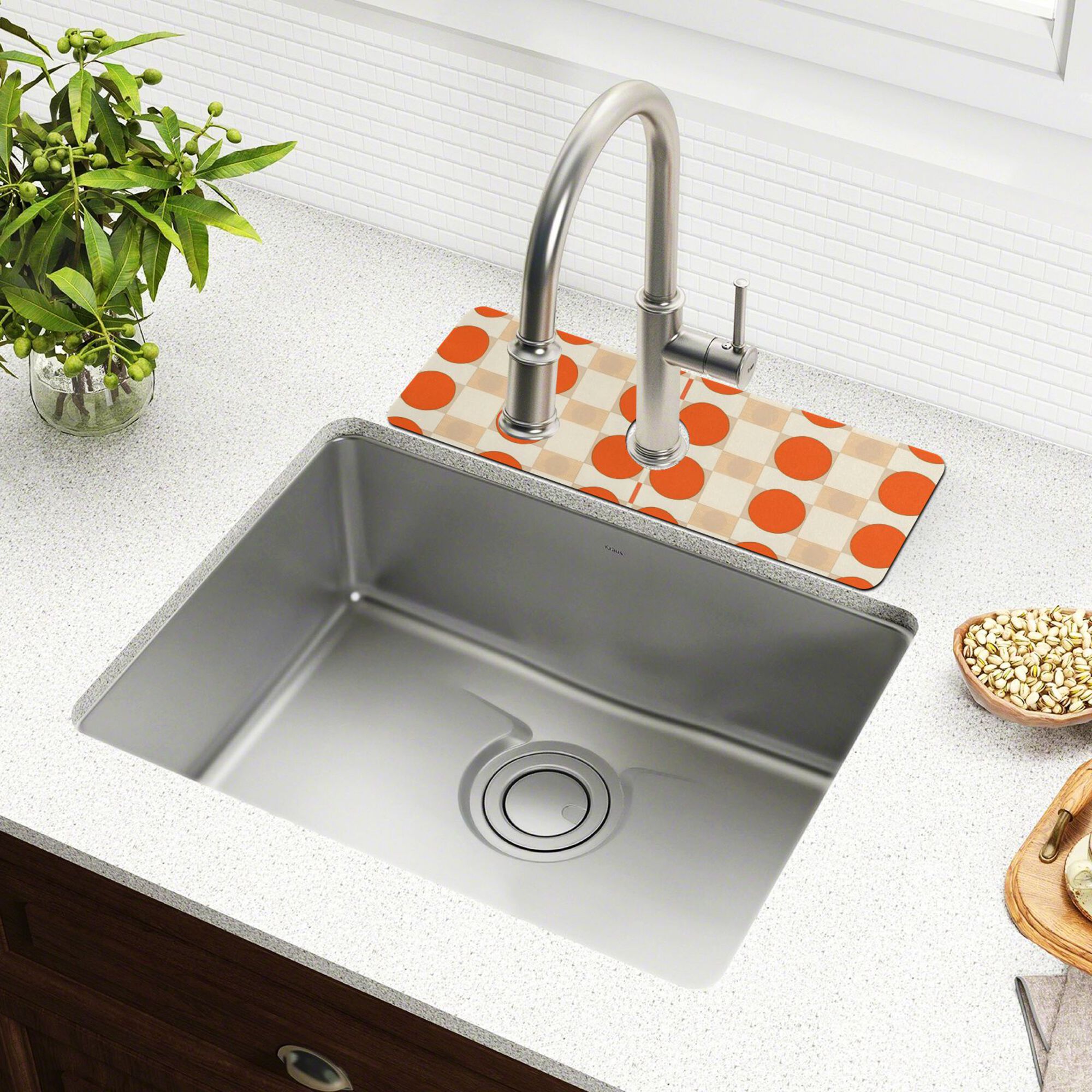 Yayeee Faucet Mat for Kitchen Sink 30" Diatomite Long Splash Guard Pad ...