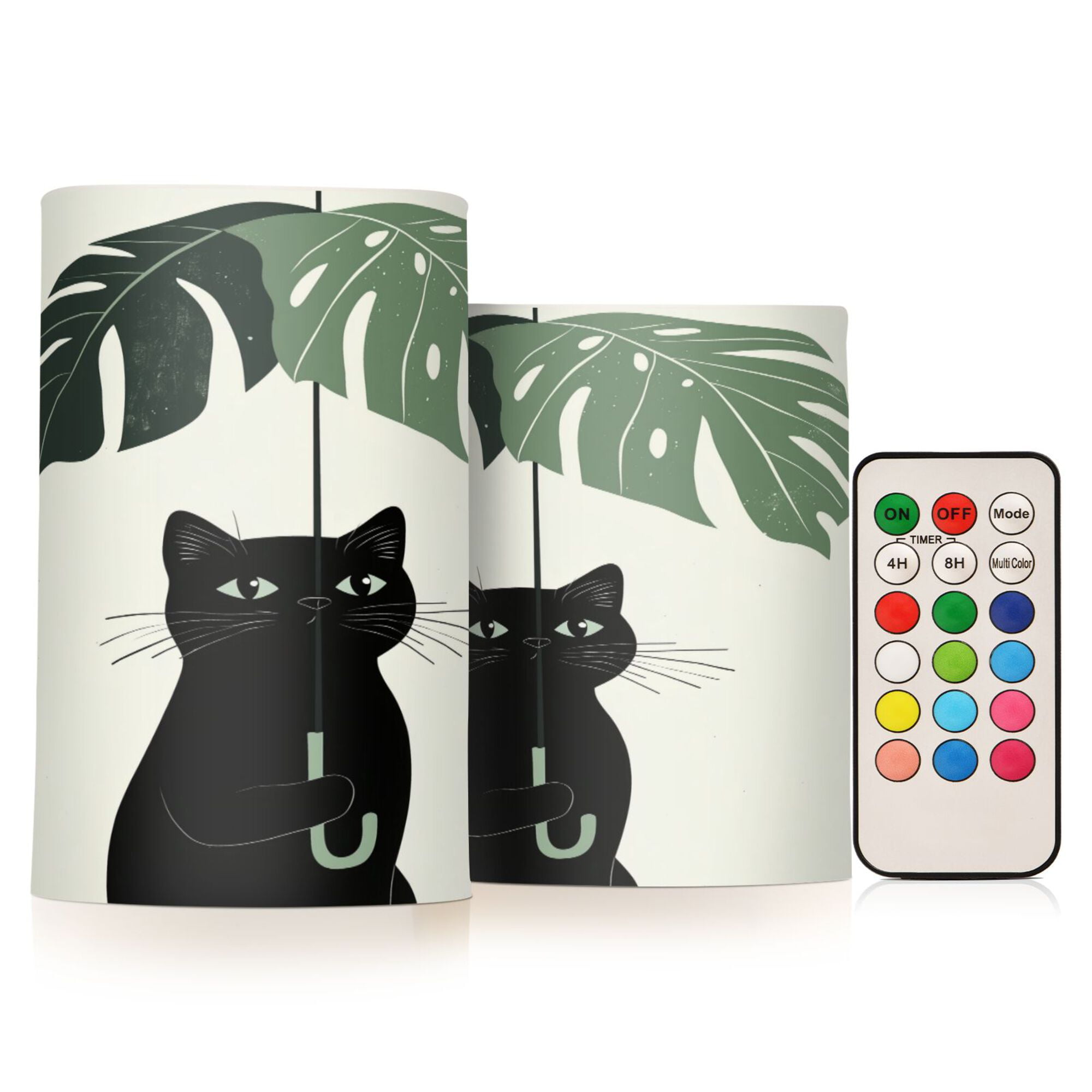 Yayeee Flameless Candles with Remote Flickering Battery Operated Multi ...