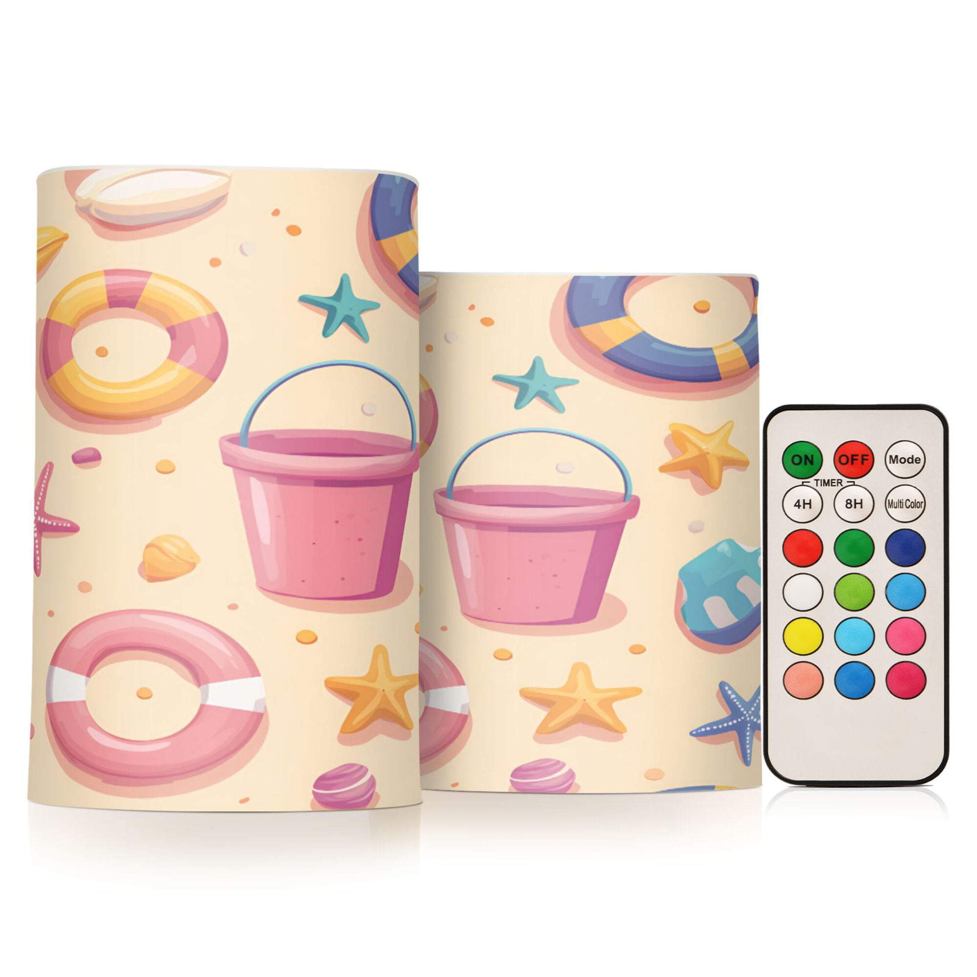 Yayeee Flameless Candles with Remote Flickering Battery Operated Multi ...