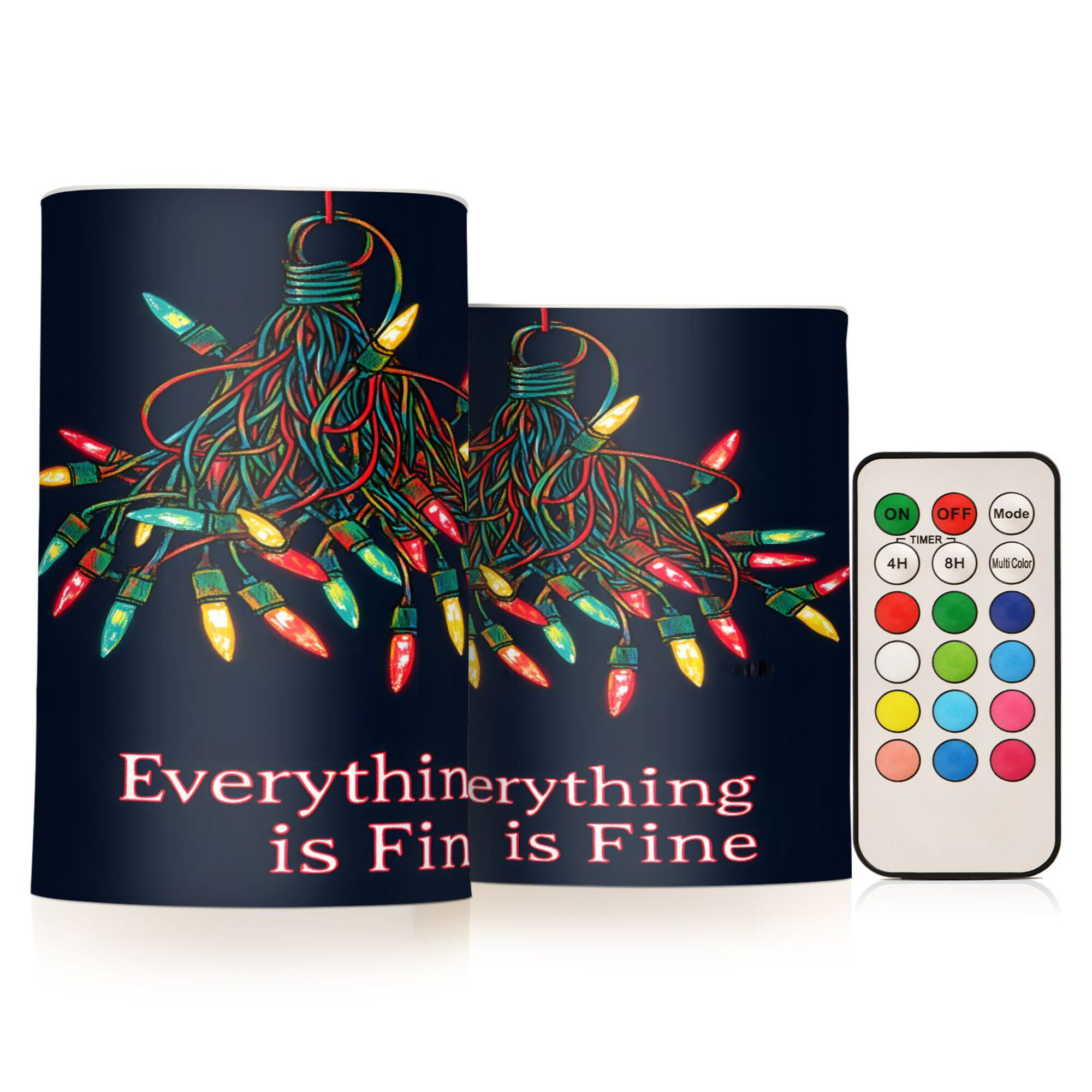 Yayeee Flameless Candles with Remote Flickering Battery Operated Multi ...