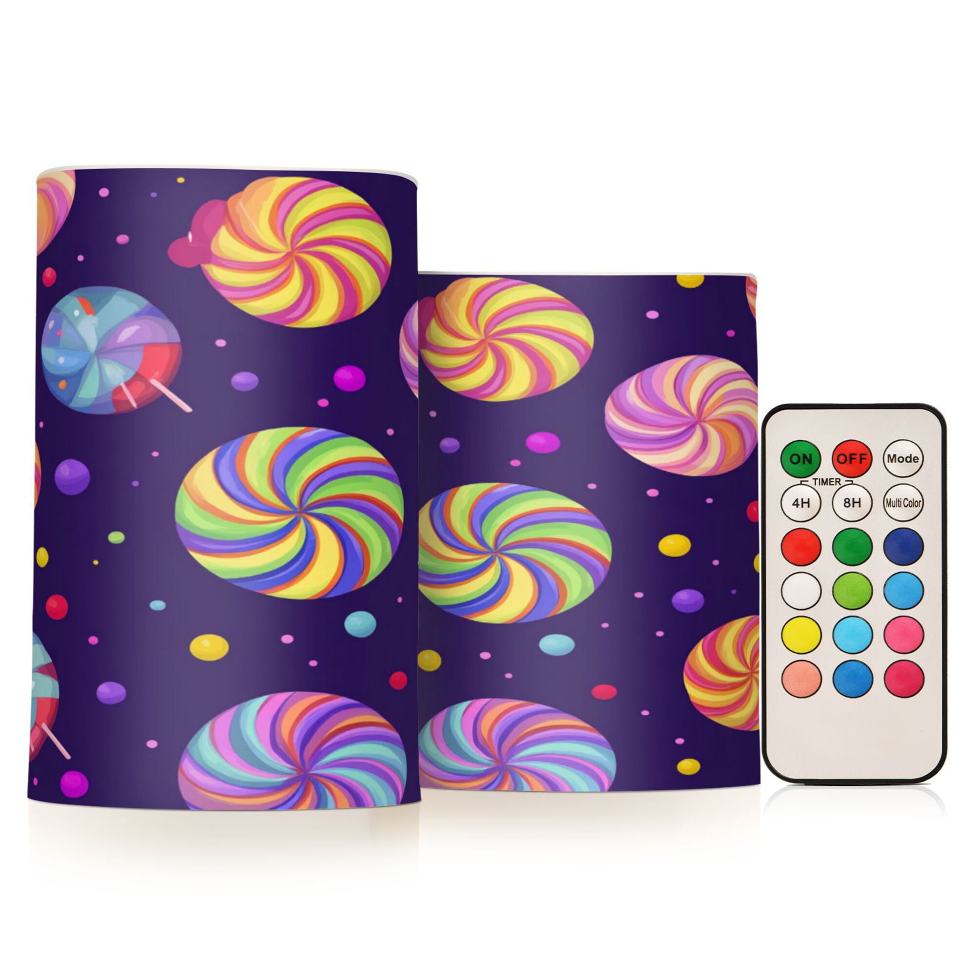Yayeee Flameless Candles with Remote Flickering Battery Operated Multi ...