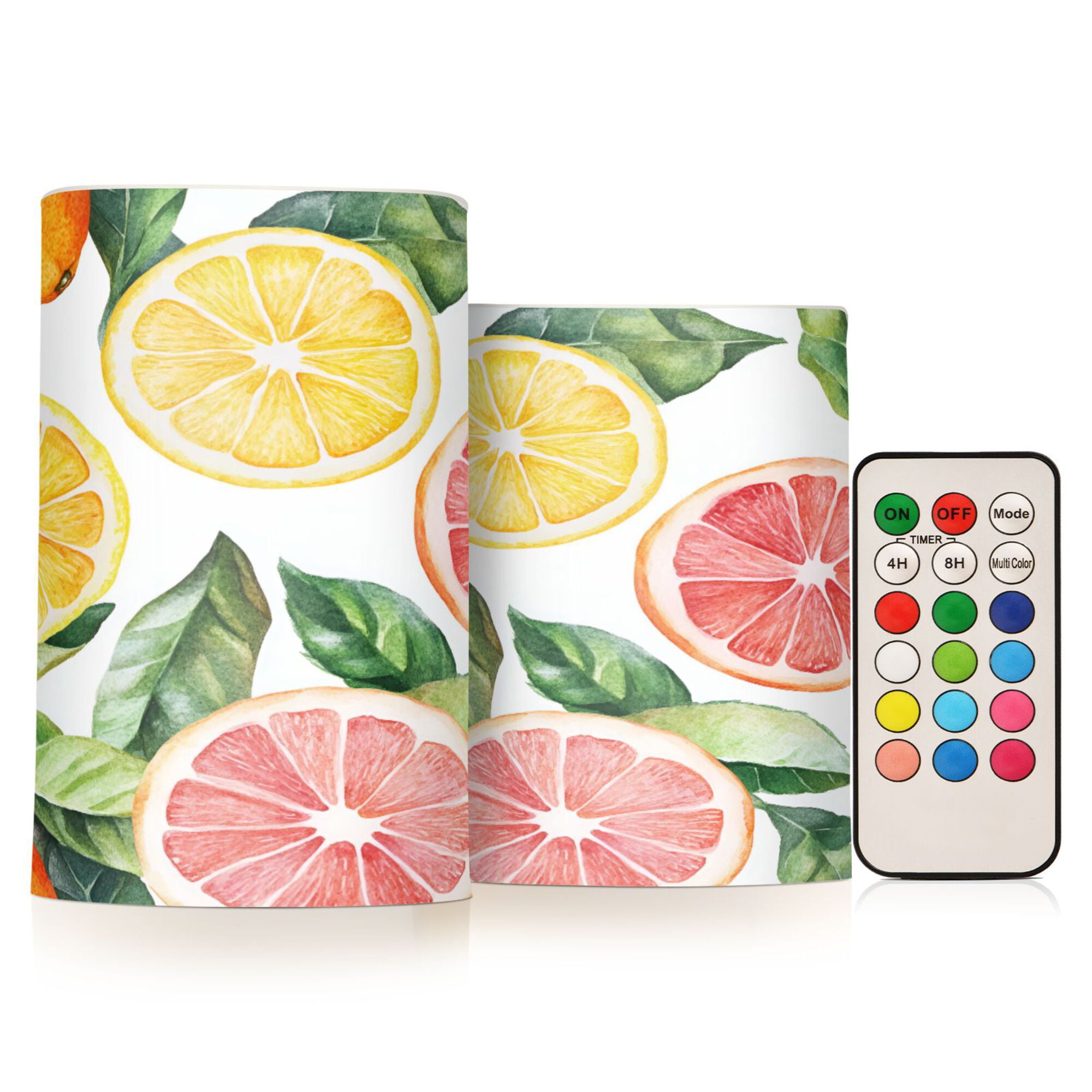 Yayeee Flameless Candles with Remote Flickering Battery Operated Multi ...