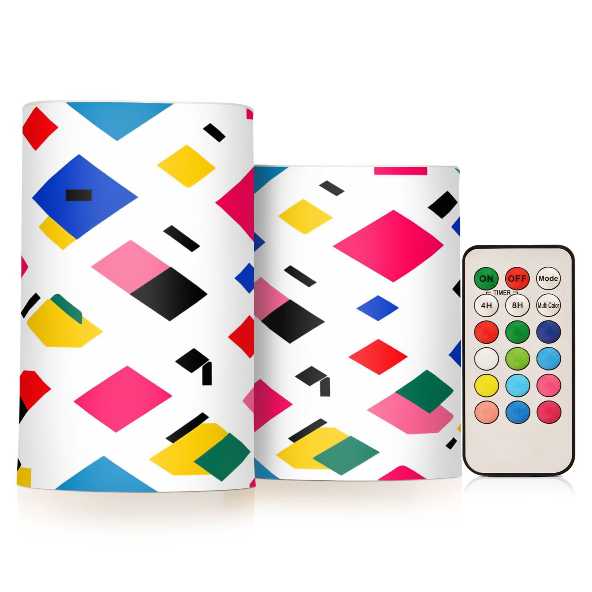 Yayeee Flameless Candles with Remote Flickering Battery Operated Multi ...